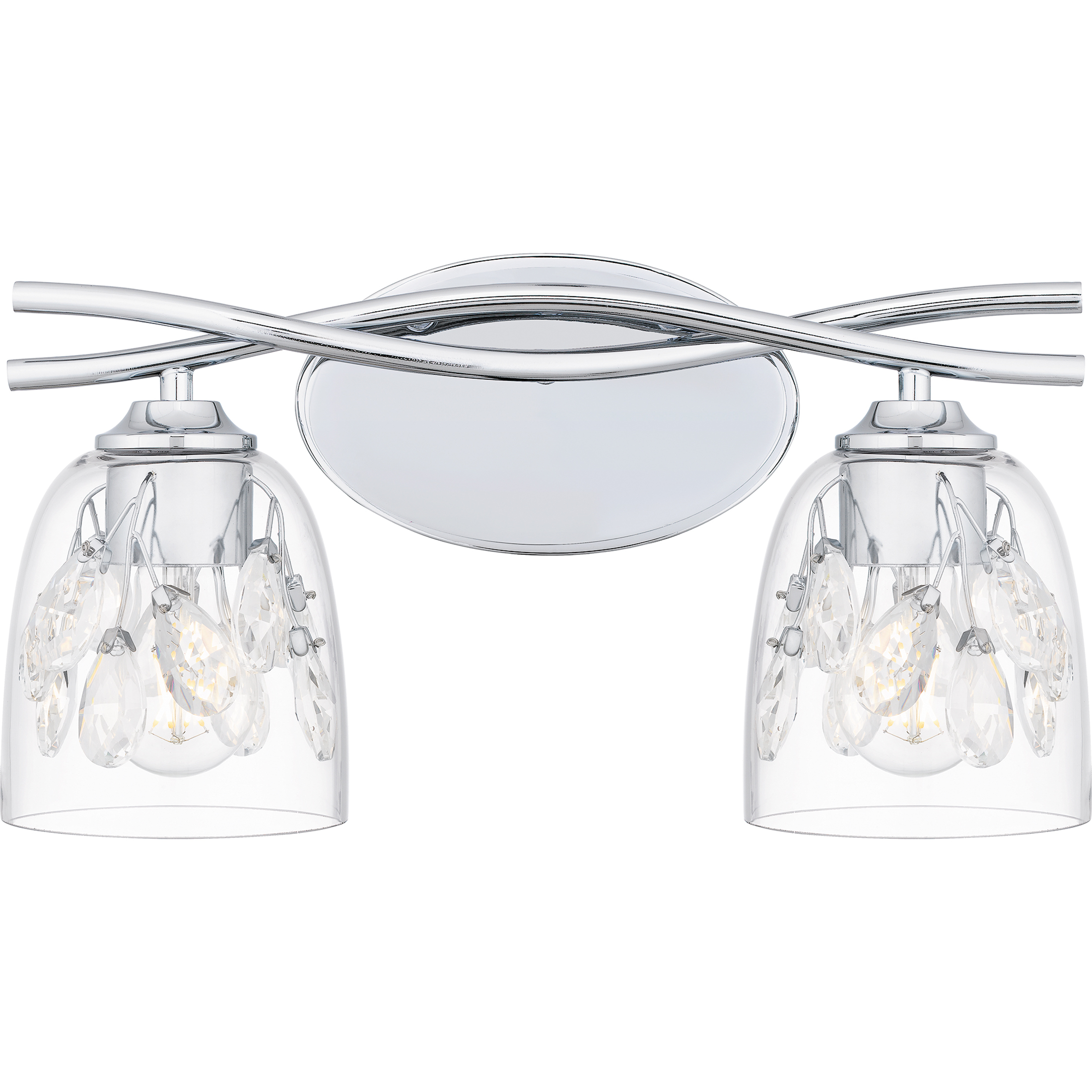 Quoizel ALE8616C Ansley 2 Light 16 inch Polished Chrome Bath Light Wall ...