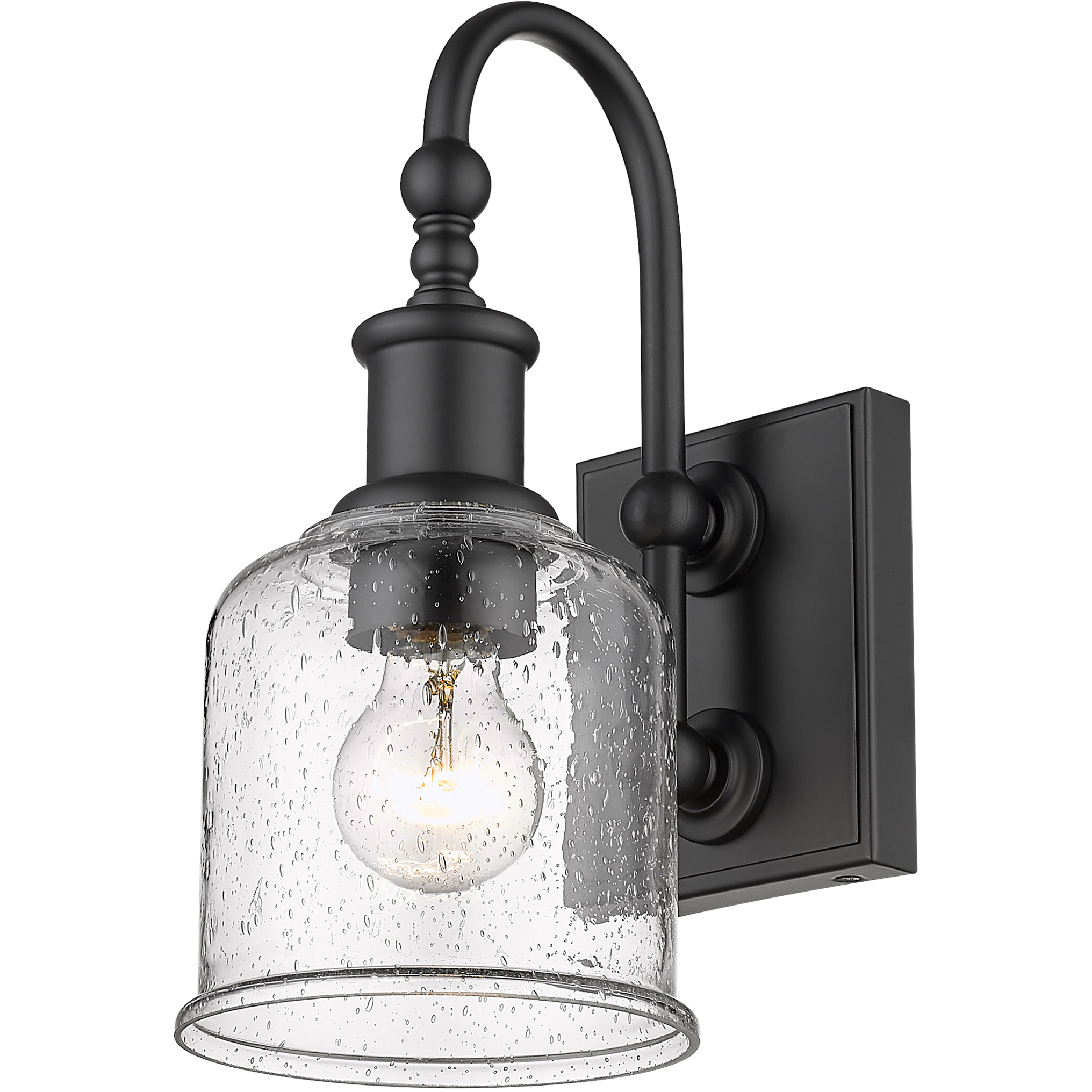 Z-Lite 734-1S-MB Bryant 1 Light 5.5 inch Matte Black Wall Sconce Wall Light