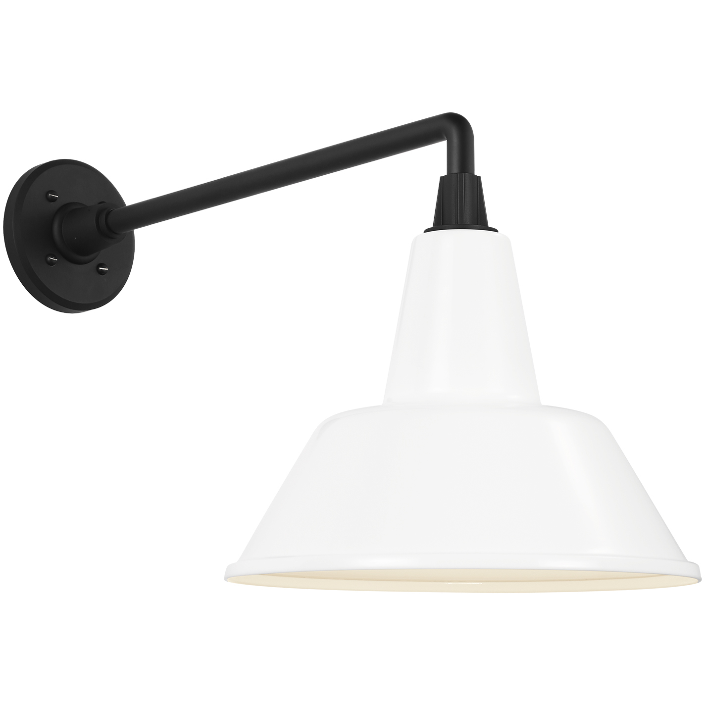 Visual Comfort Signature Collection TOB2812MBK/S1-WHT Thomas O'Brien ...