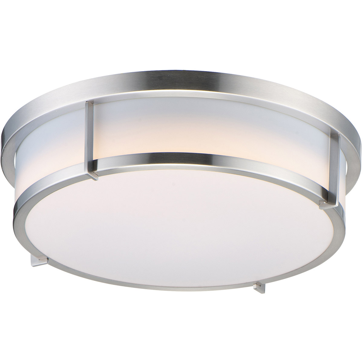 Maxim 10274WTSN Rogue LED 17 inch Satin Nickel Flush Mount Ceiling Light