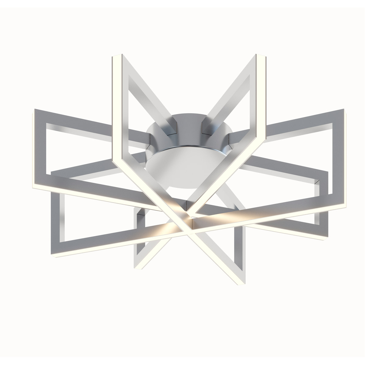 AFX CSSC17L30D1SN Cass LED 17 inch Satin Nickel Flush Mount Ceiling Light