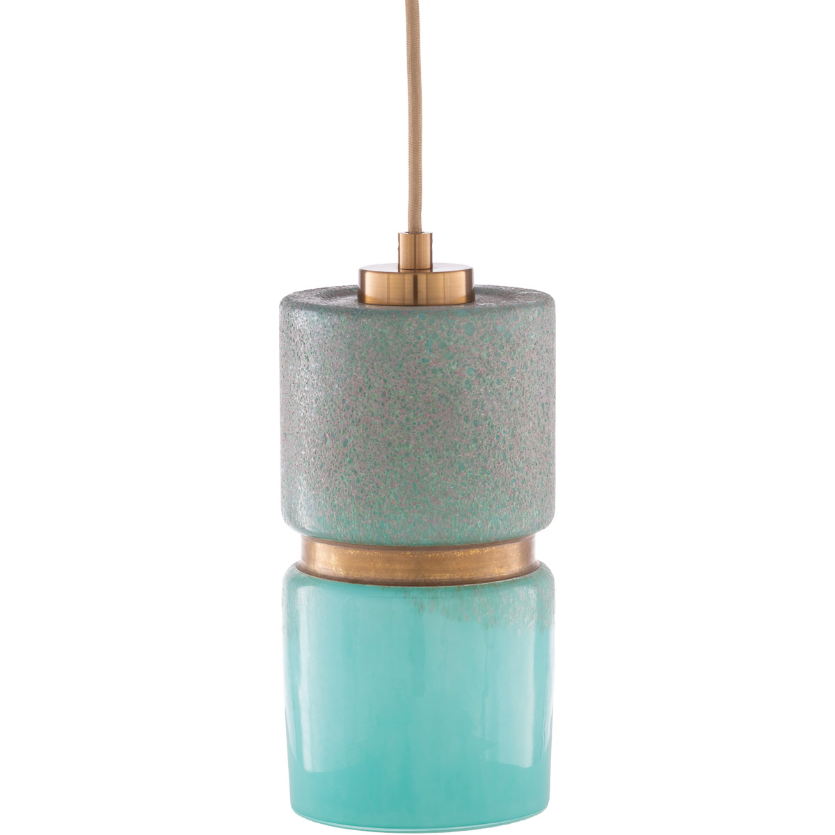 Surya MGN-001 Madigan 1 Light 6 inch Aqua Pendant Ceiling Light
