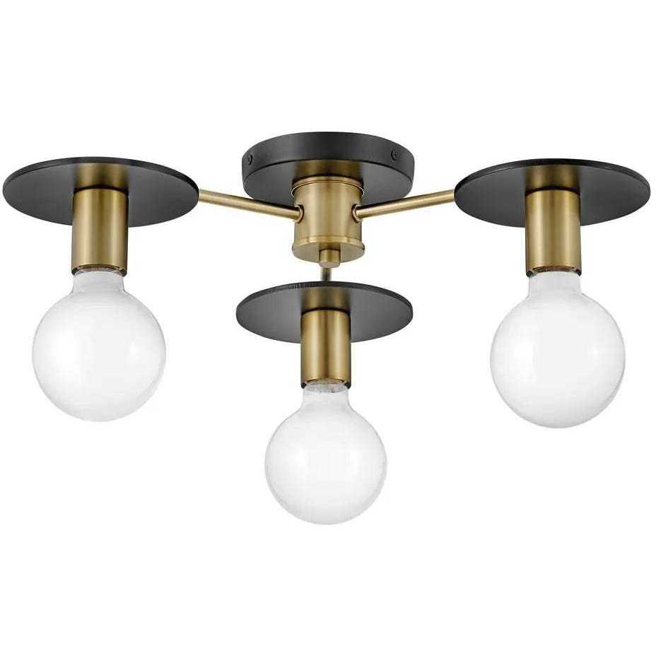 Lark 83203LCB Bobbie LED 20 inch Lacquered Brass Chandelier Ceiling ...
