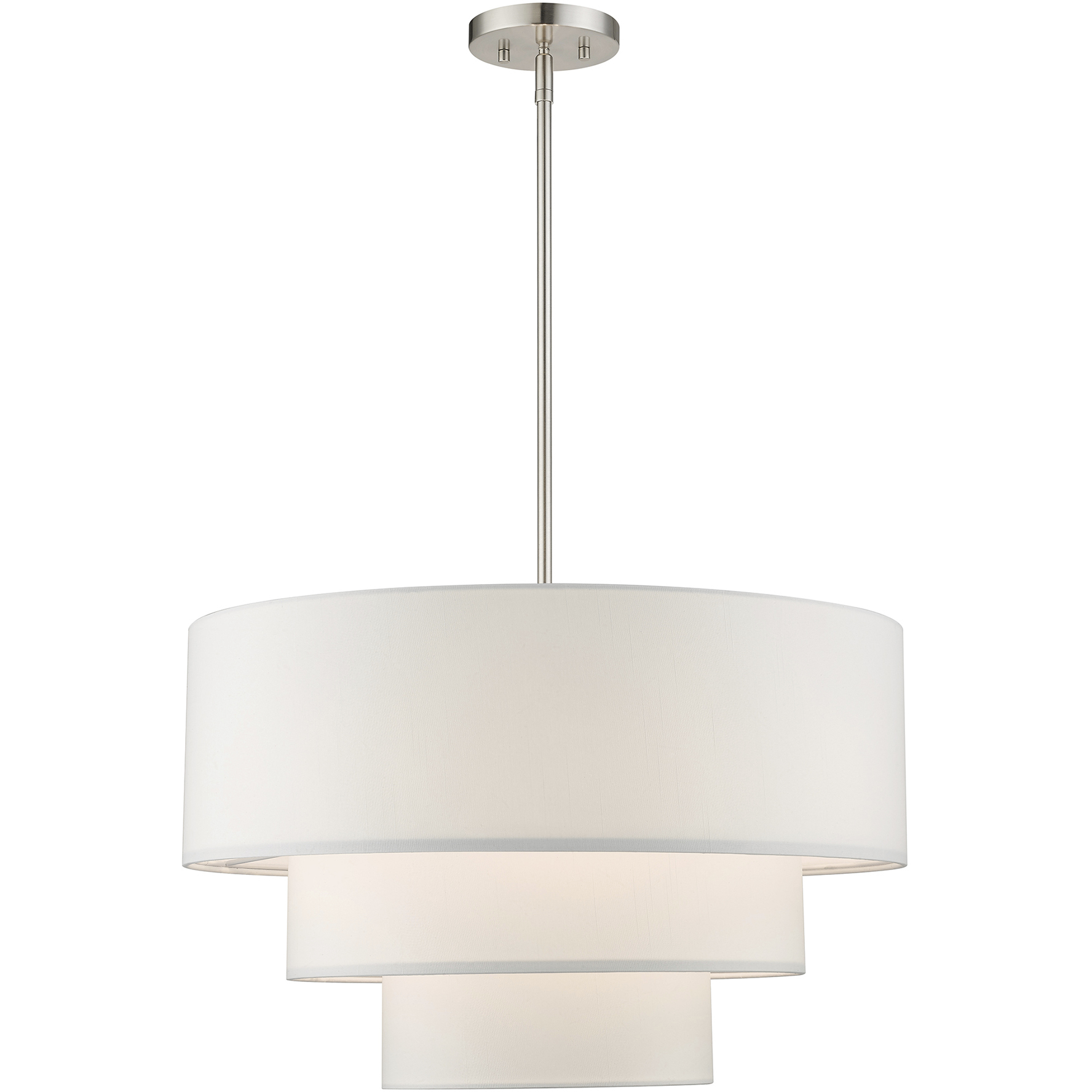 Livex Lighting 55914-91 Carrington 4 Light 23 inch Brushed Nickel ...