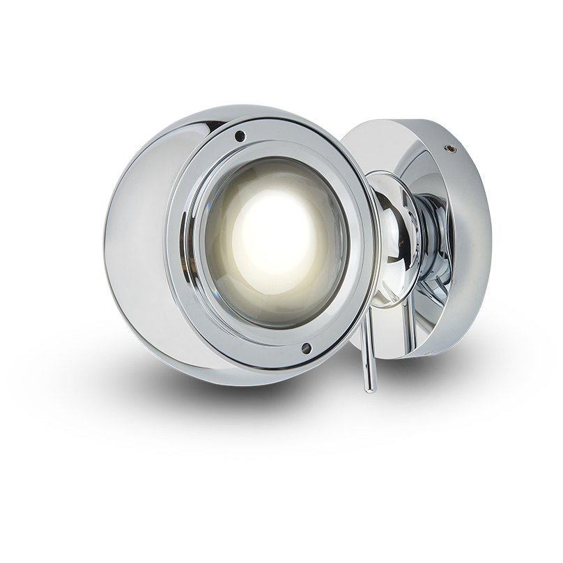 ORBIT Series Wall Surface Mounted Downlight Wall Light in Polished Chrome