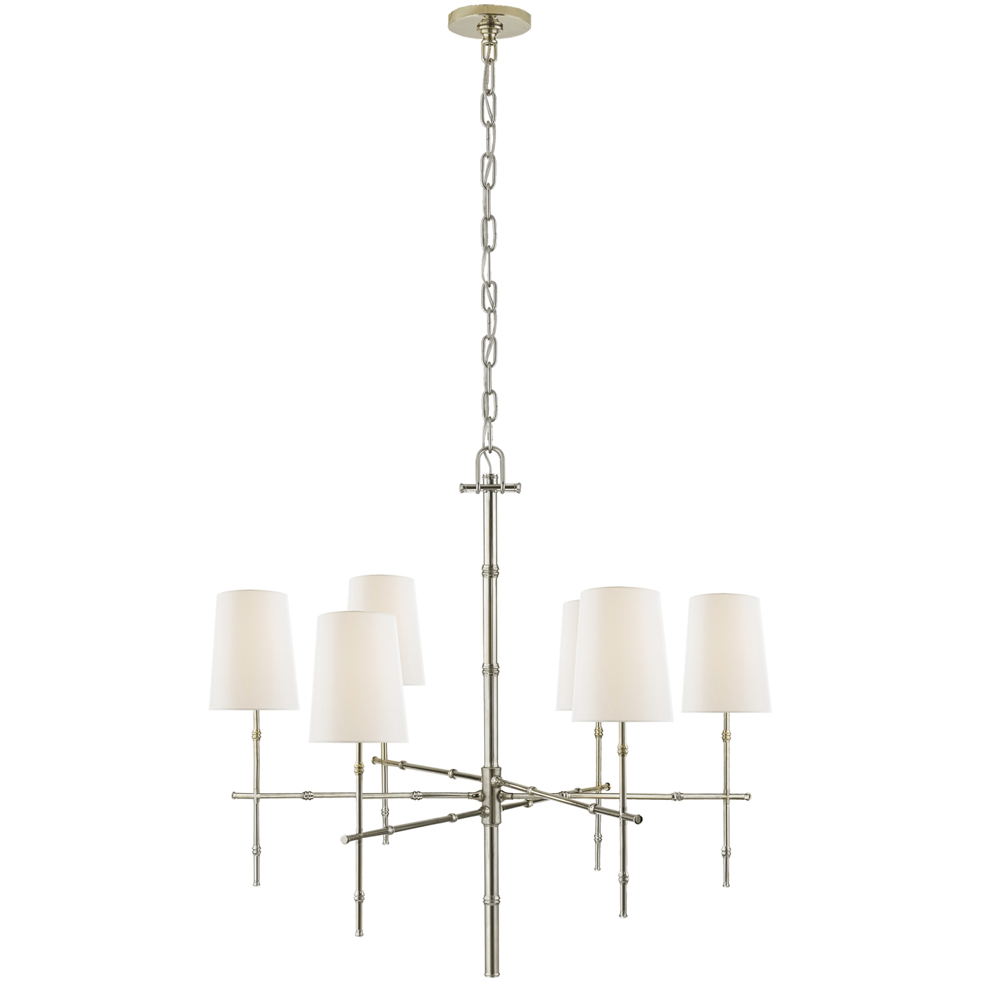 Visual Comfort Signature Collection S5161PN-L Studio VC Grenol 6 Light ...