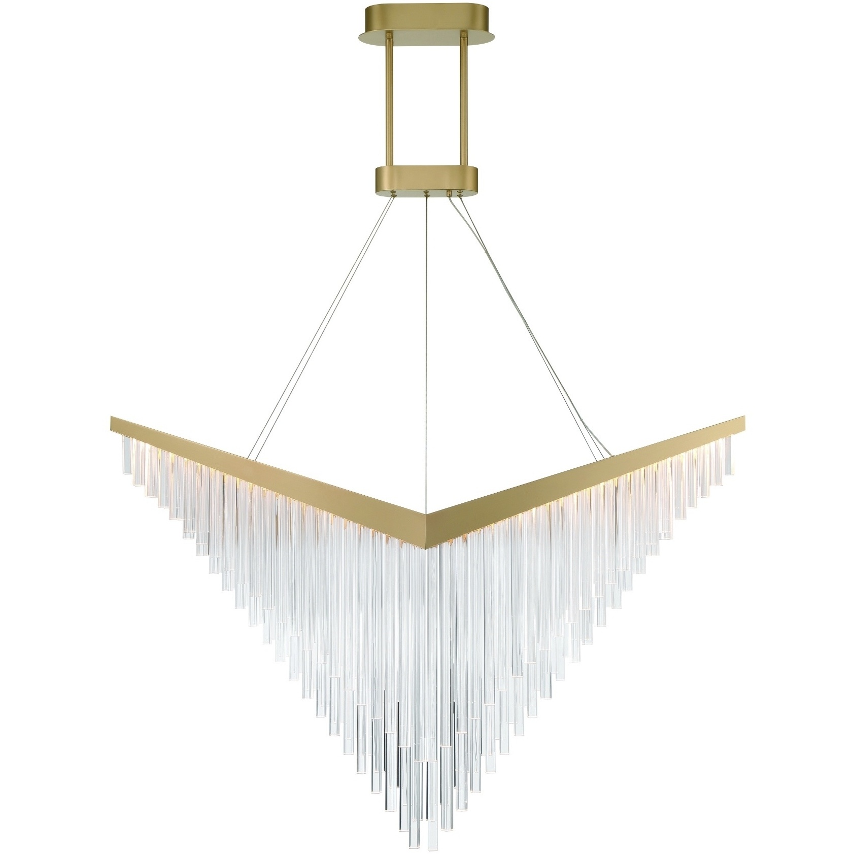 Eurofase 47188-013 Vivien 1 Light 24 inch Gold Chandelier Ceiling Light