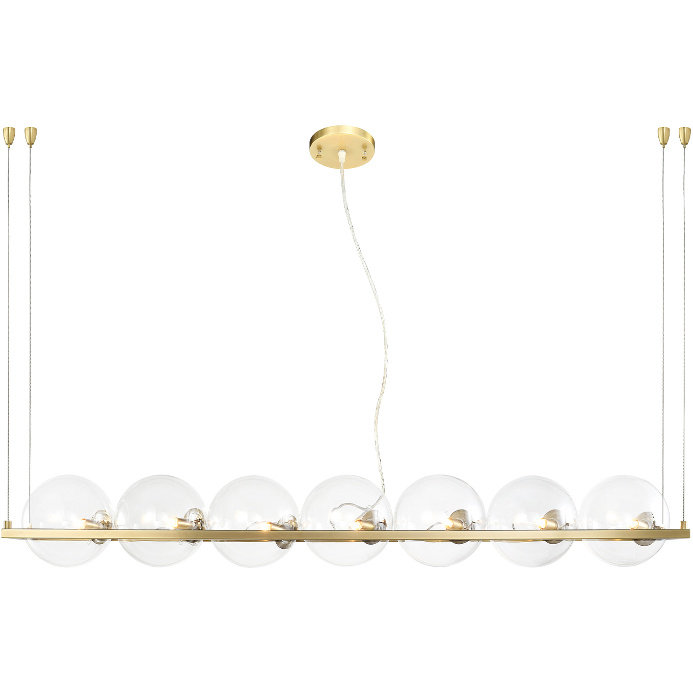 Zeev Lighting CD10374/7/AGB Ensemble 7 Light 8.25 inch Aged Brass ...