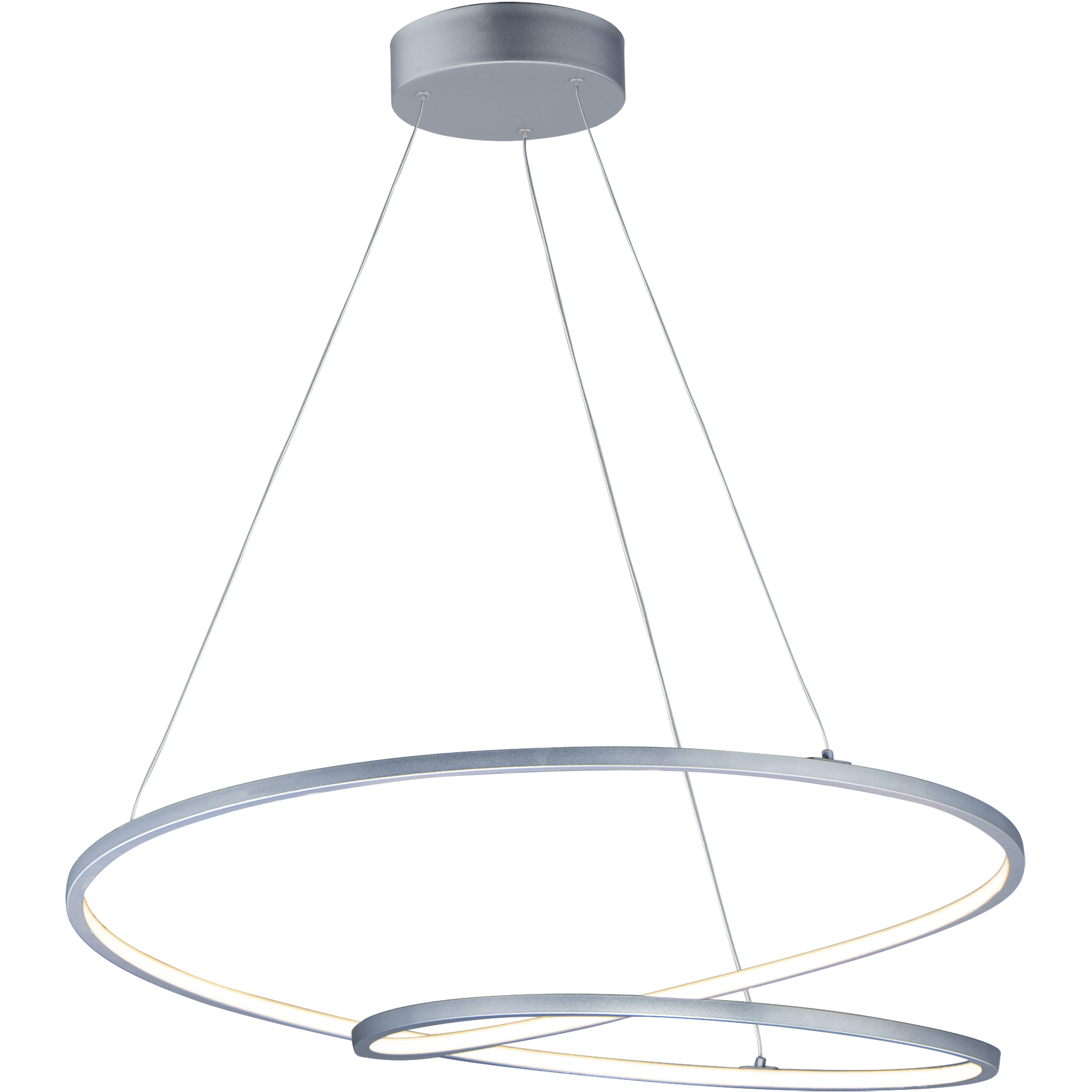 ET2 E21327-MS Cycle LED 31.5 inch Matte Silver Single Pendant Ceiling Light