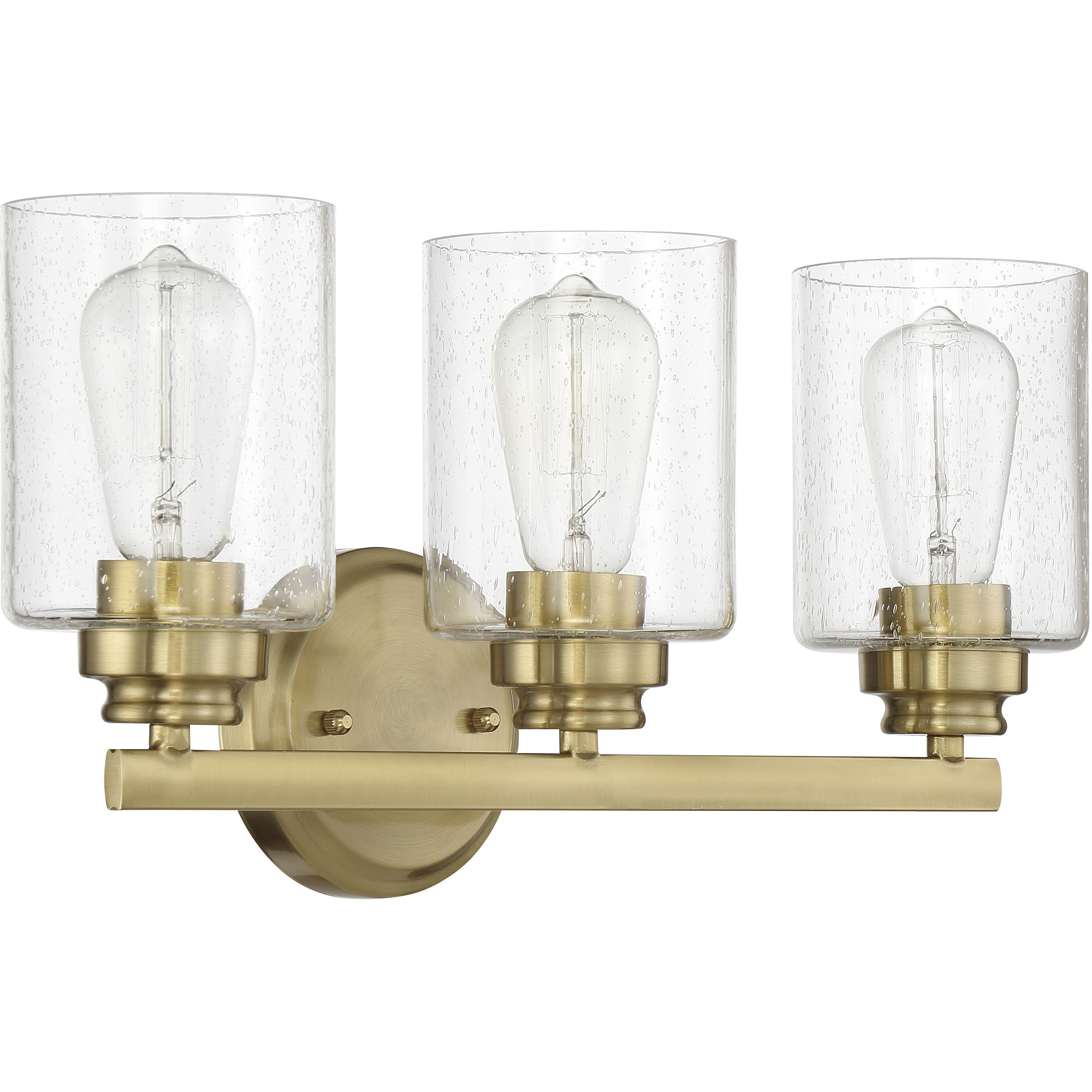 Craftmade 50503-SB Bolden 3 Light 18 inch Satin Brass Vanity Light Wall ...