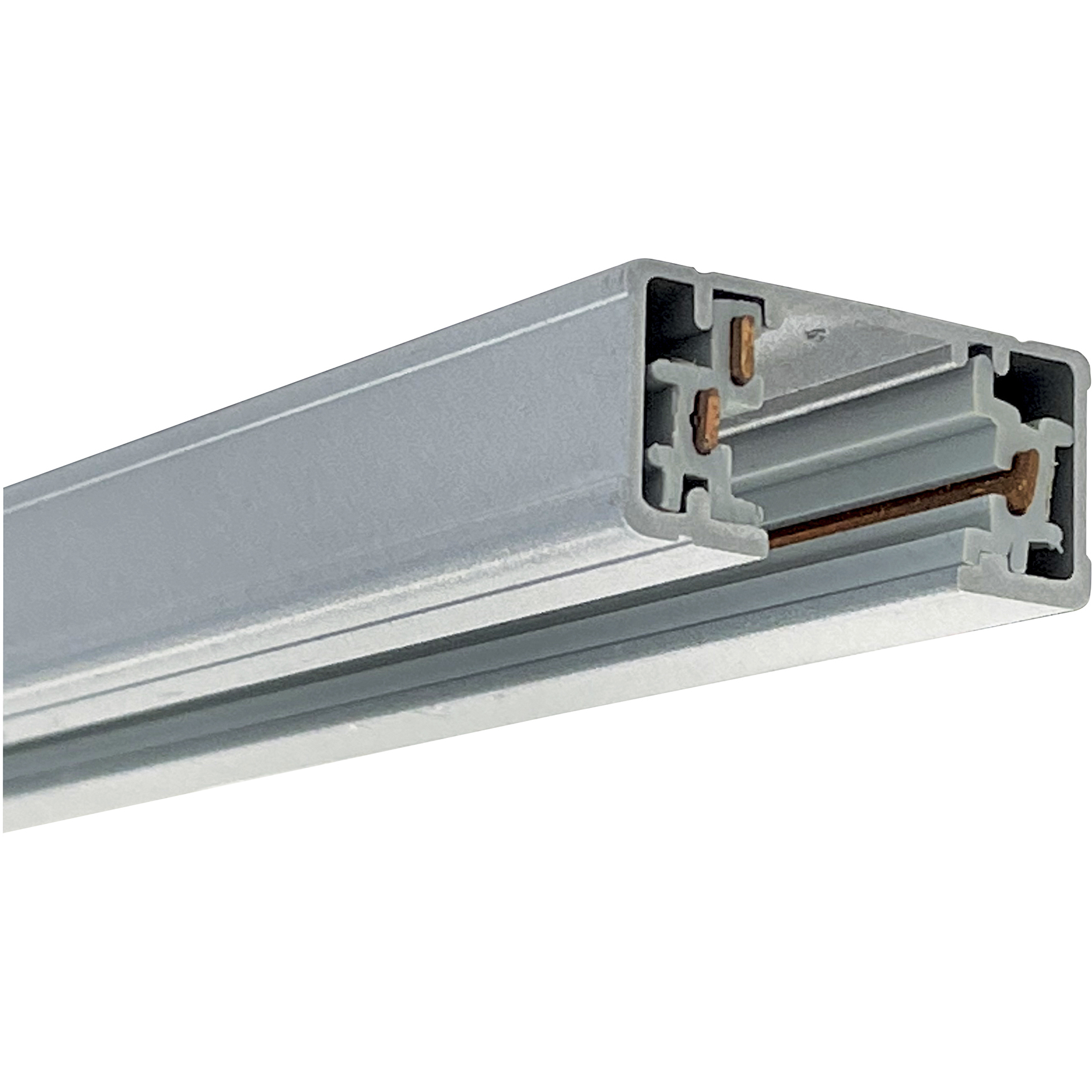 Nora Lighting NT-301S Signature 1 Light 120V Silver One-Circuit Track ...