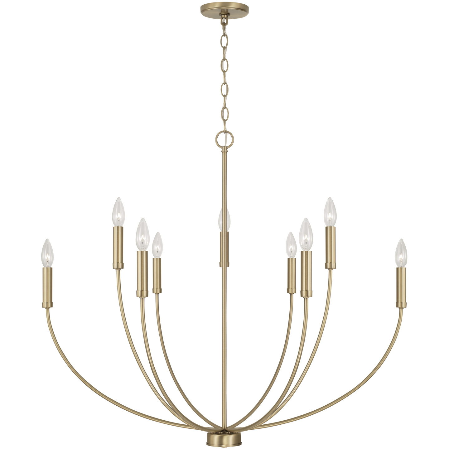 HomePlace by Capital Lighting 452191AD Ansley 9 Light 35.25 inch Aged ...