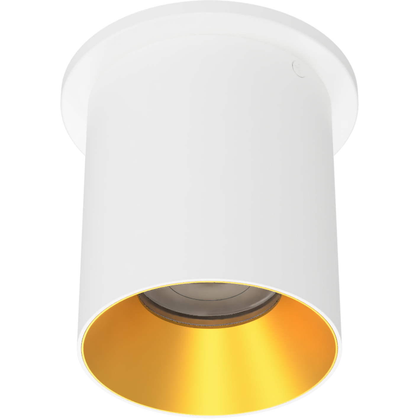 WAC Lighting C4RT-FCS-WTGL Zoron LED 3.63 inch White and Gold Outdoor ...