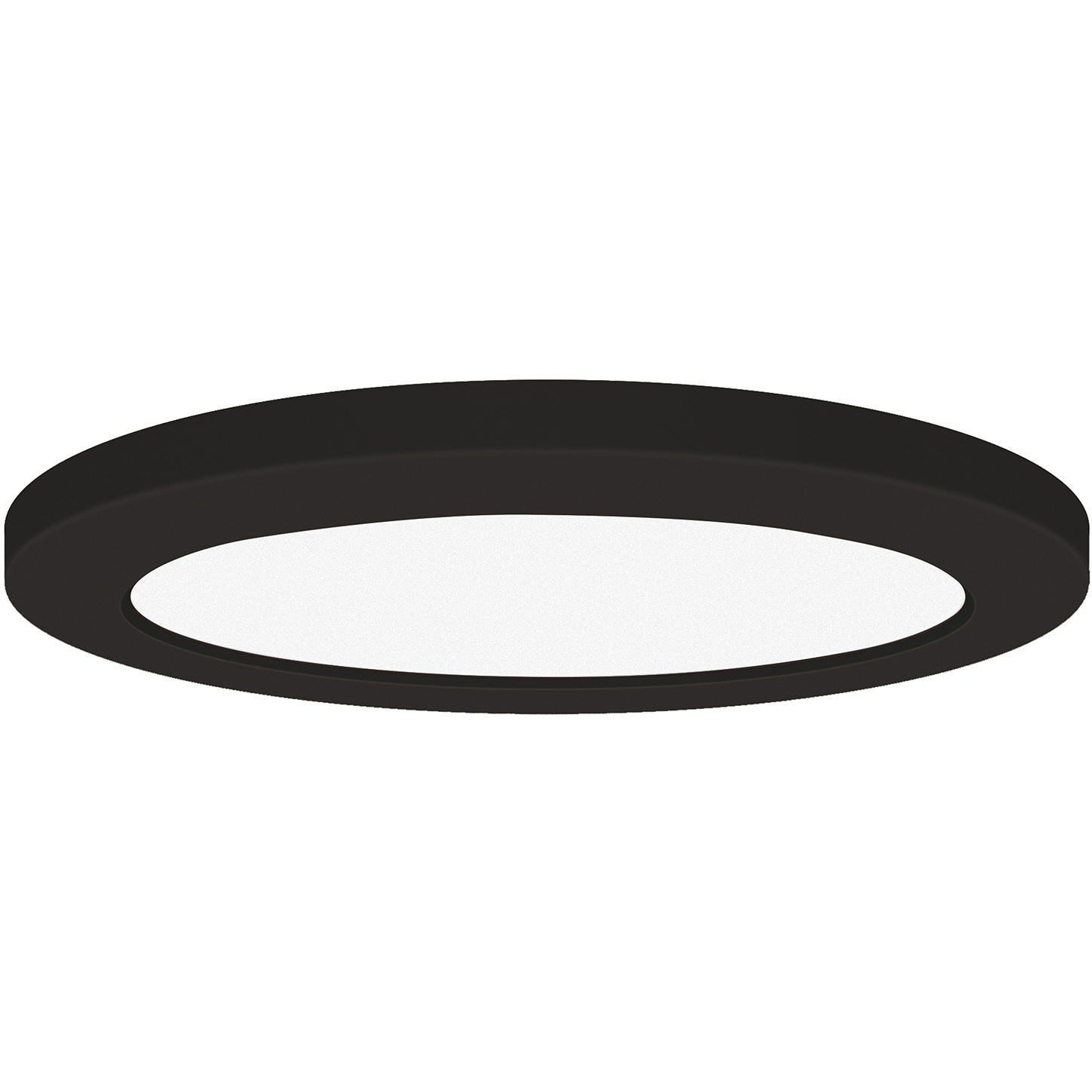 Access 20880LEDD-BL/ACR Slim LED 5 inch Black and White Flush Mount Ceiling Light