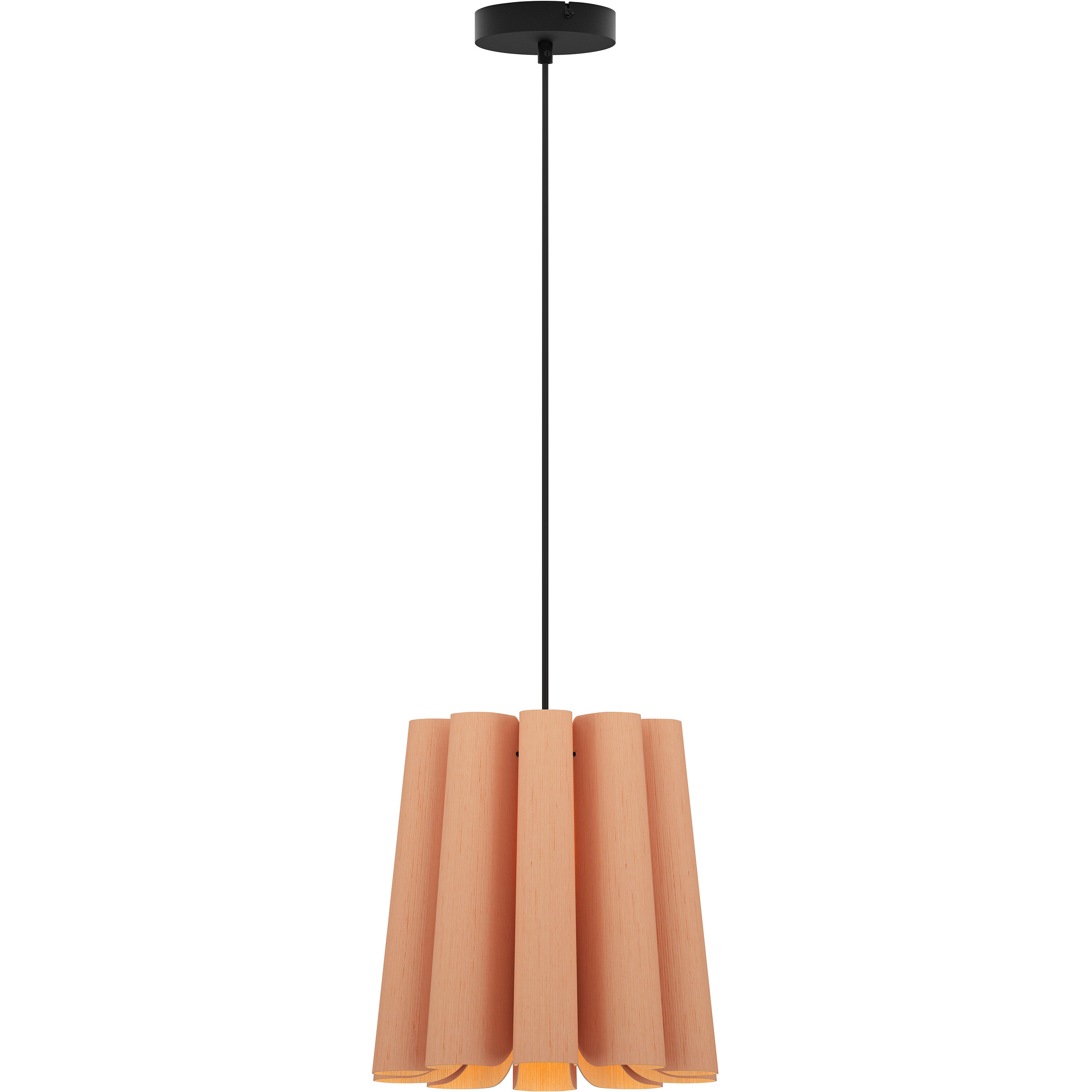 Renata 1 Light 12.6 inch Black Pendant Ceiling Light in Rose/Ash, 13 in ...