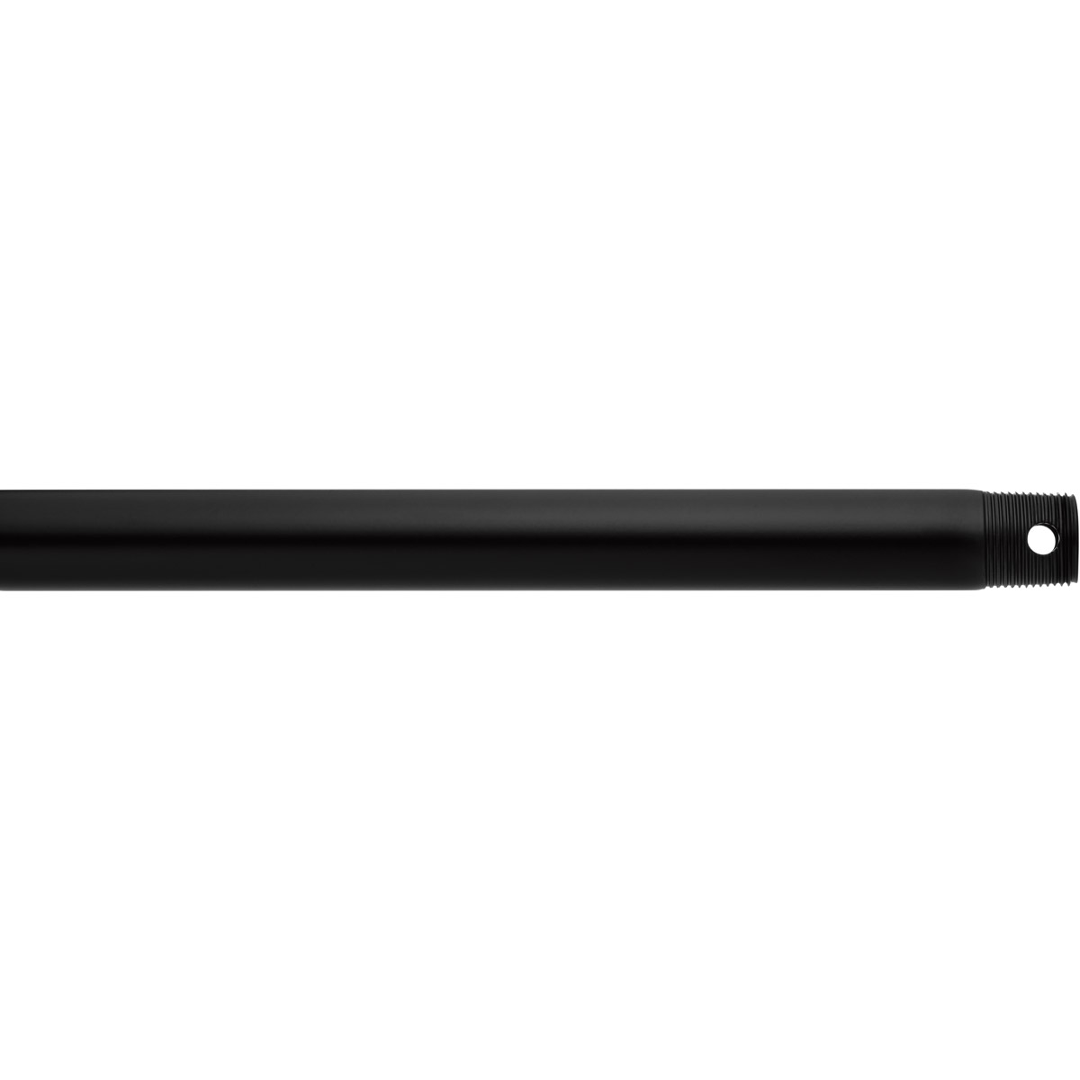 Kichler 360000SBK Independence Satin Black Fan Down Rod, 12 inch