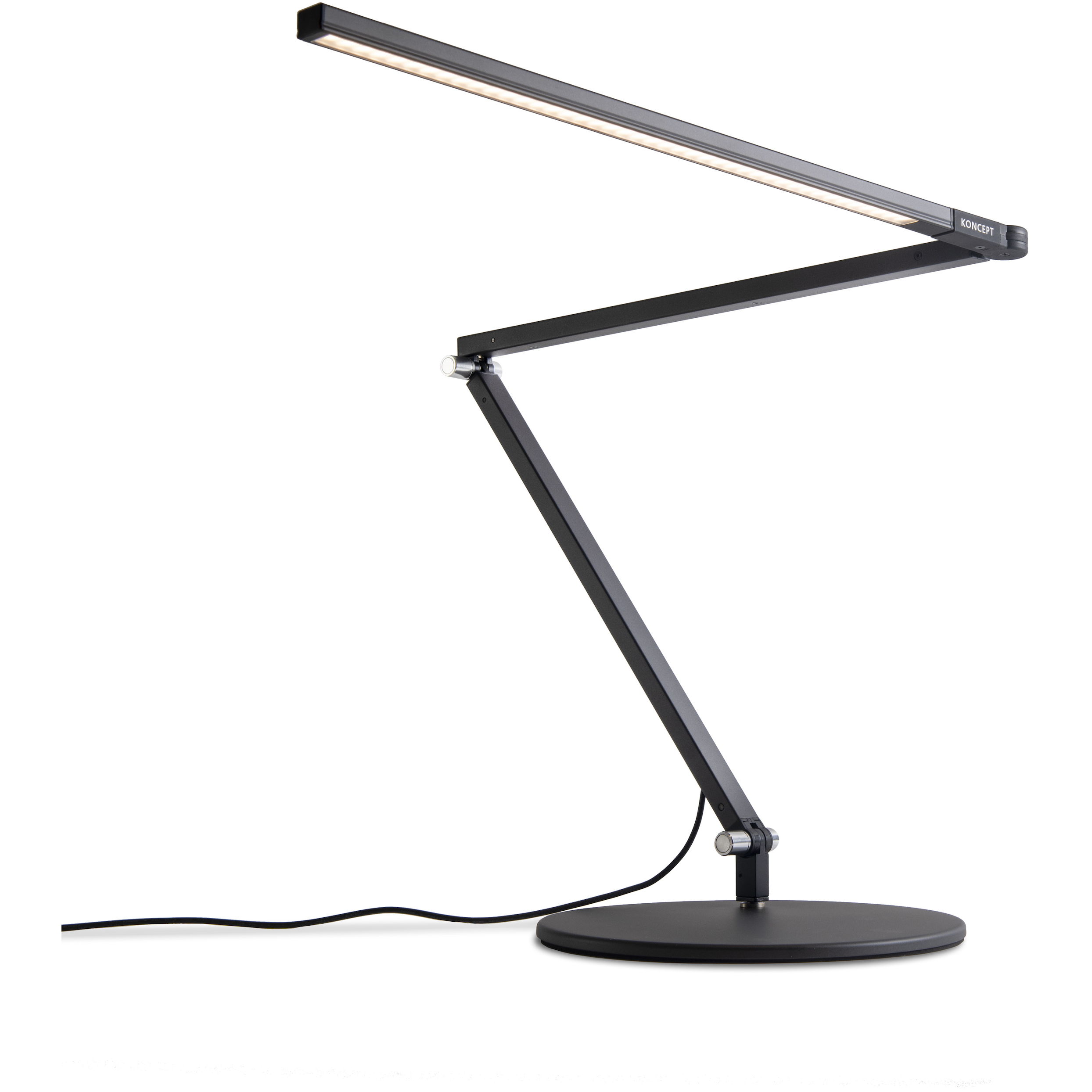 Koncept AR3000-CD-MBK-DSK Z-Bar 16.42 inch 7.5 watt Metallic Black Desk ...