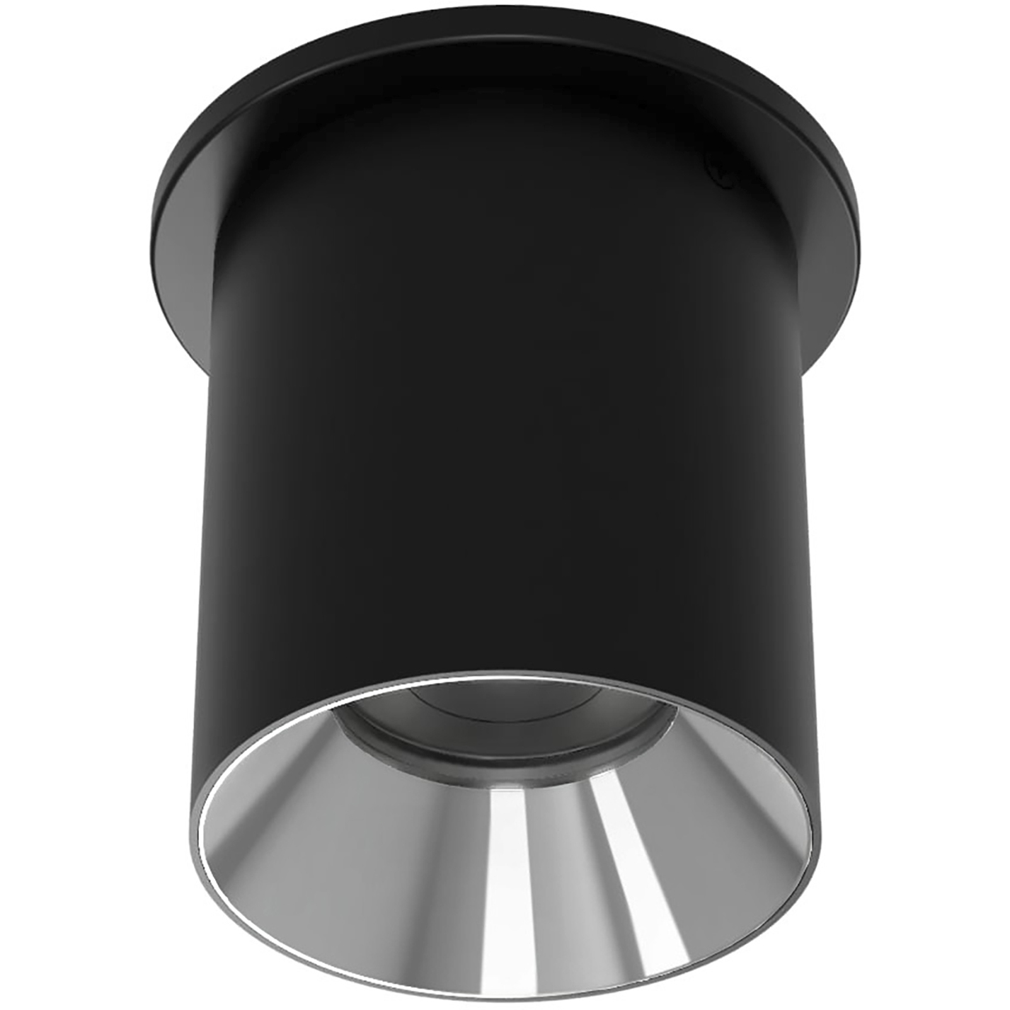 WAC Lighting C4RT-FCS-BKCH Zoron LED 3.63 inch Black and Chrome Outdoor ...