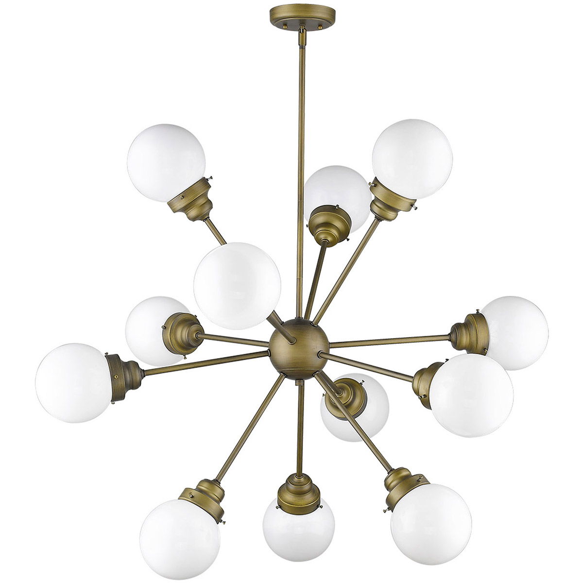 Acclaim Lighting IN21225RB Portsmith 12 Light 40 inch Raw Brass ...