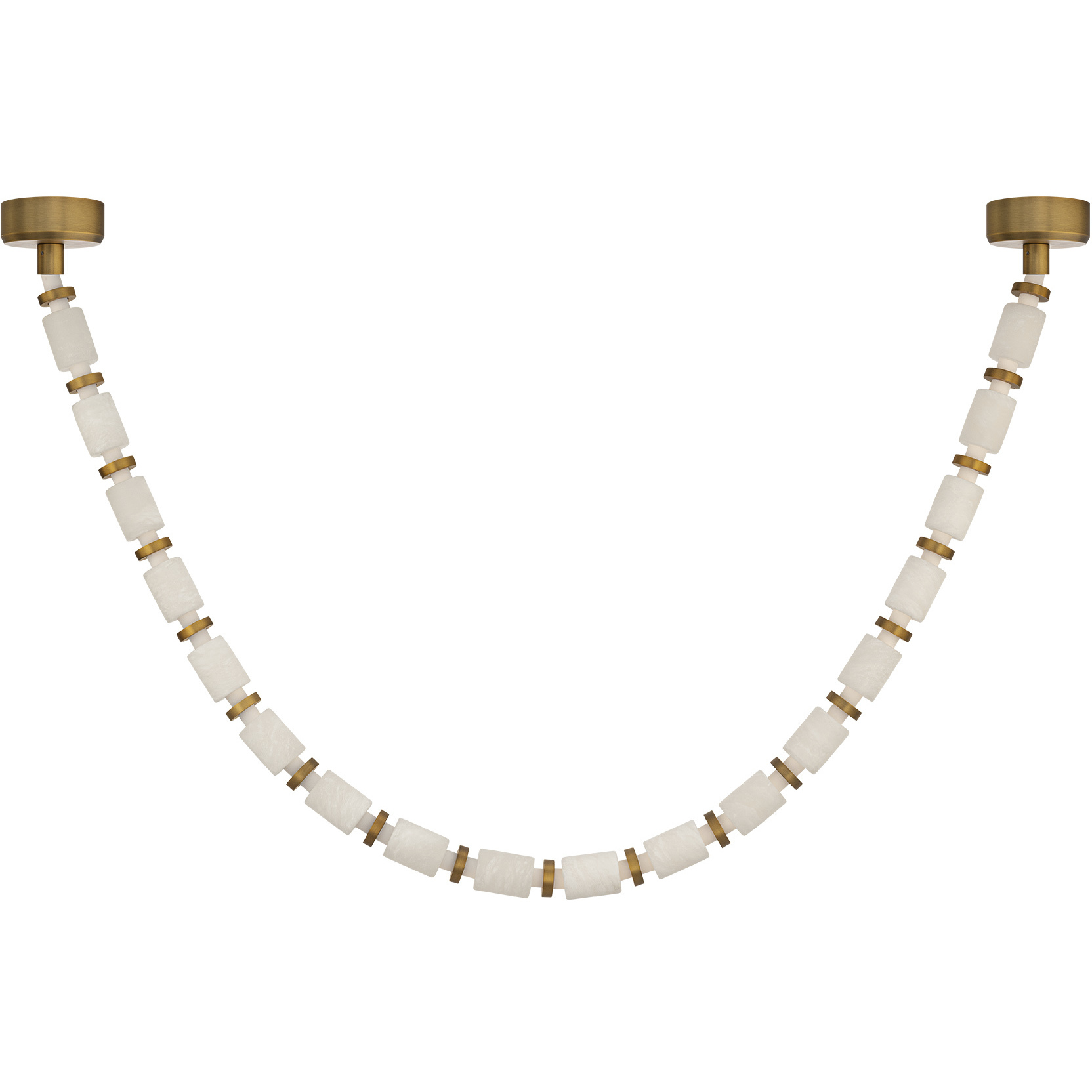 Modern Forms PD-62418IC-40-AB Entice 18 Light 2 inch Aged Brass Pendant ...