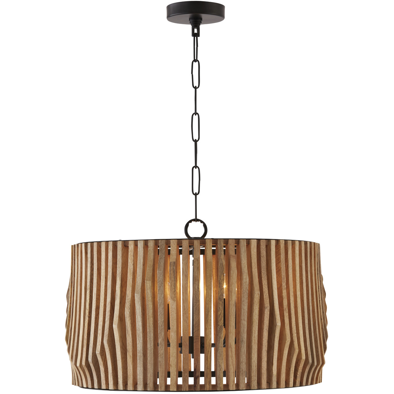 Capital Lighting 344642WK Archer 4 Light 24 inch Light Wood and Matte ...