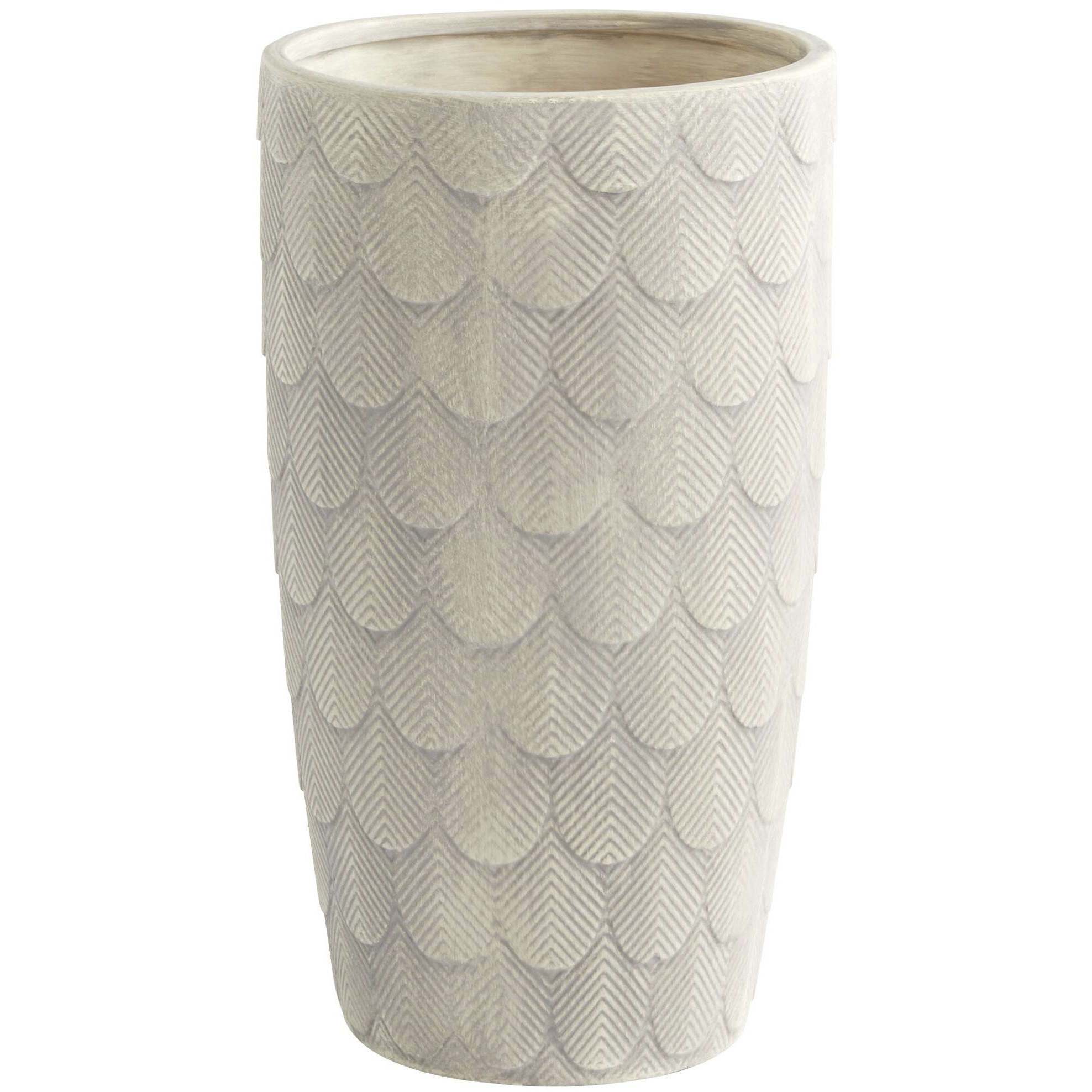 Cyan Design 11474 Nereus Grey Planter, Tall-Small