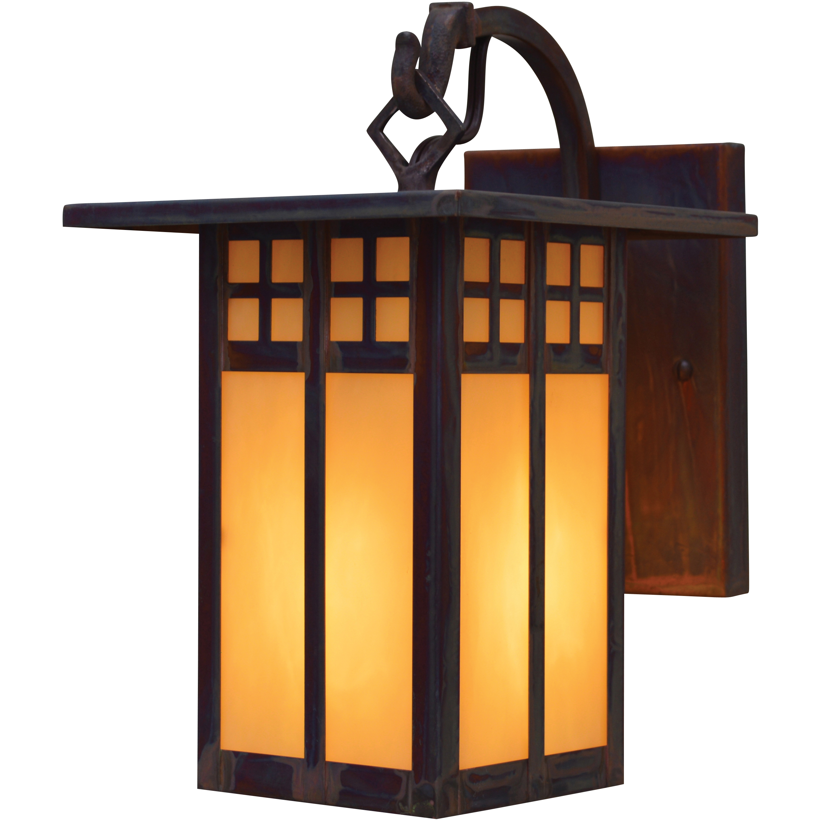 Glasgow 1 Light 9.75 inch Verdigris Patina Outdoor Wall Mount in Cream