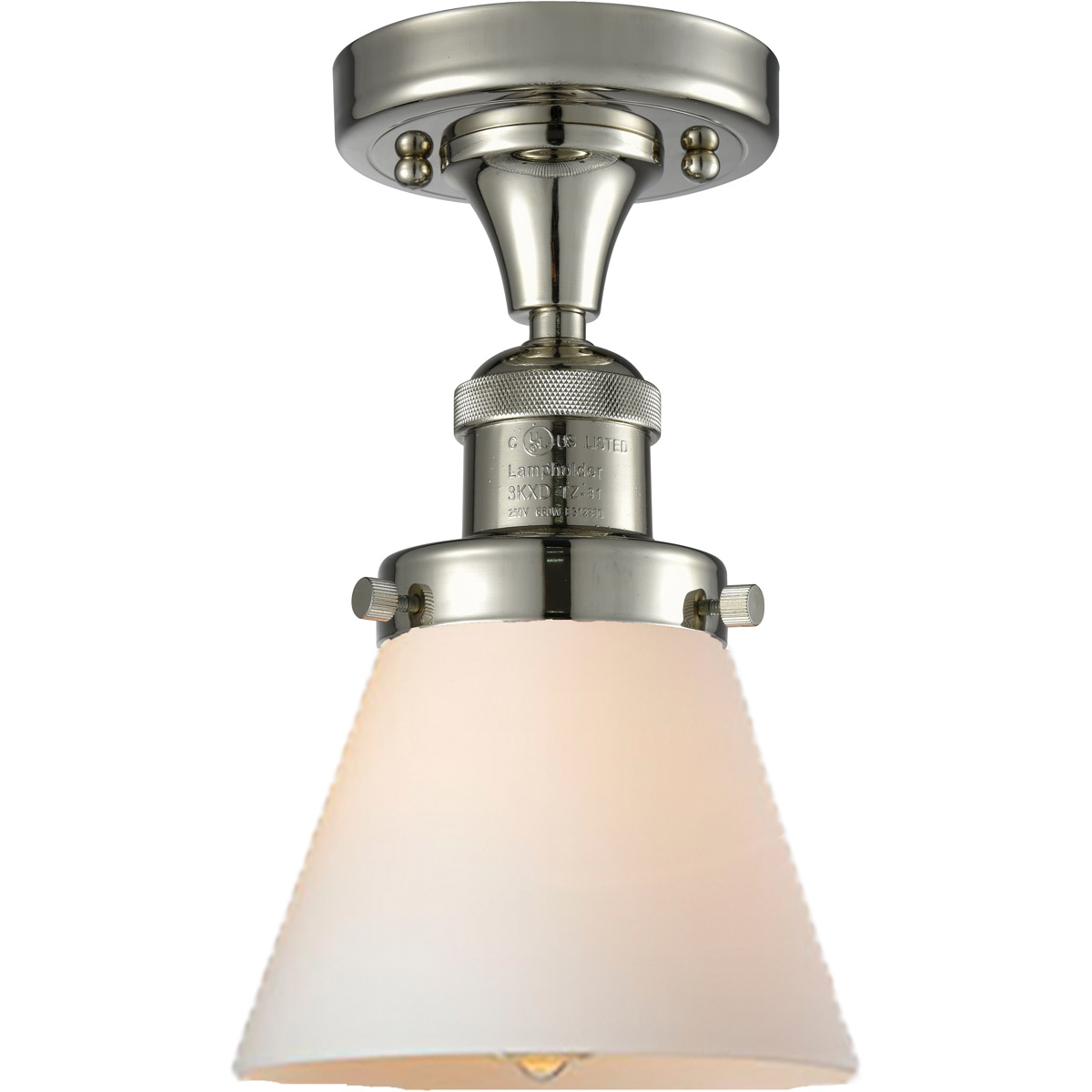 Innovations Lighting 517-1CH-PN-G61 Franklin Restoration Small Cone 1 ...