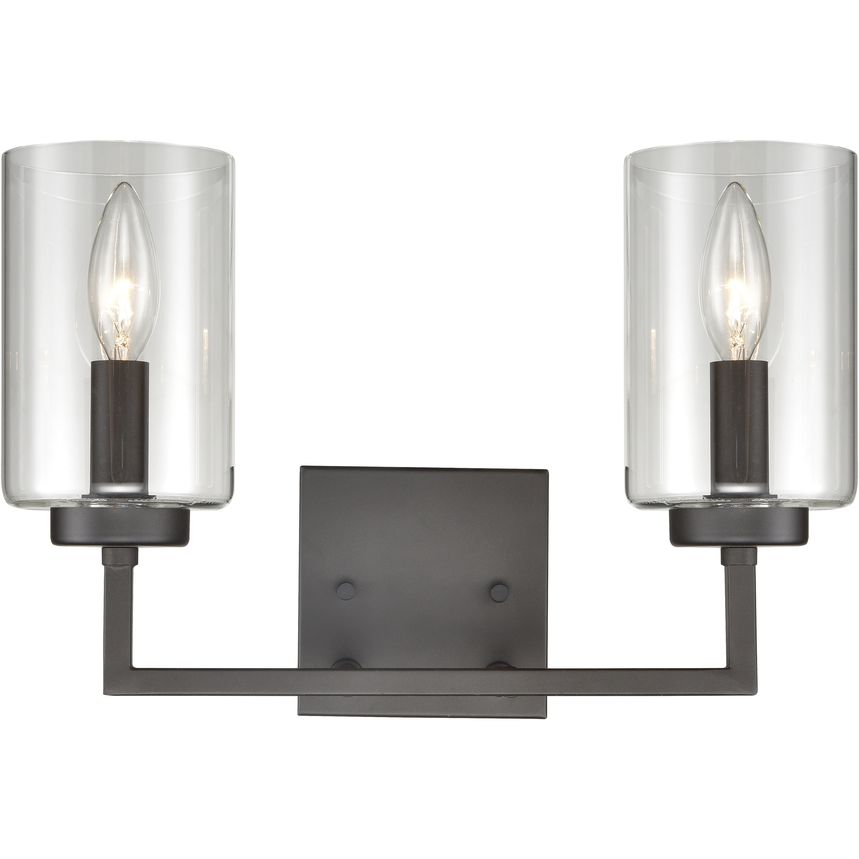 Thomas Lighting CN240121 West End 2 Light 14.5 inch Oil Rubbed Bronze ...