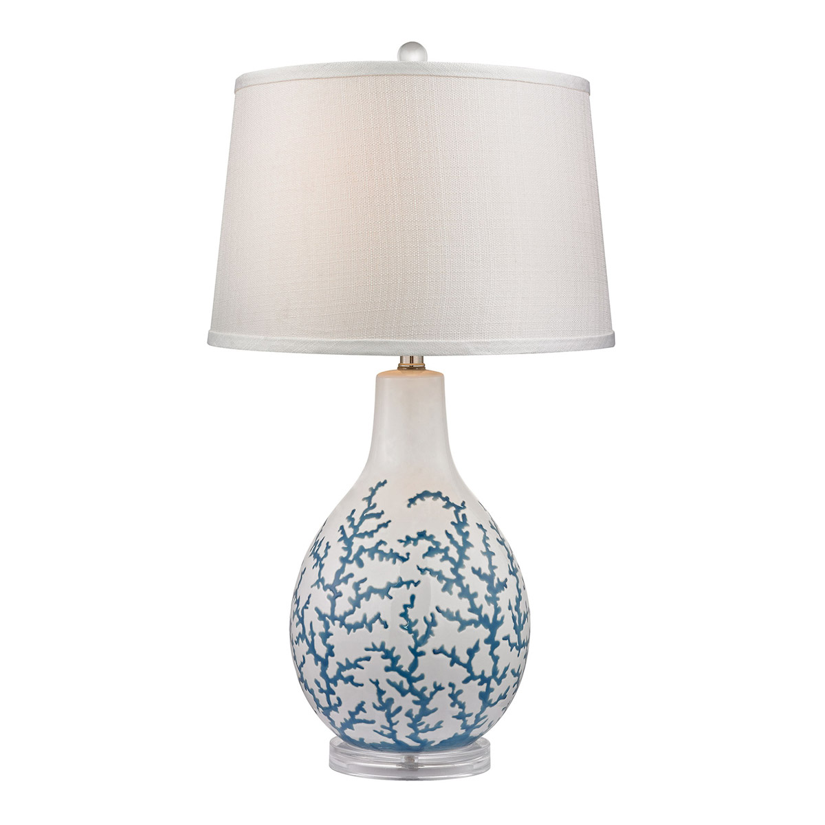 TrulyCoastal 30090-PB Bora Bora 27 inch 150 watt Blue with White and ...