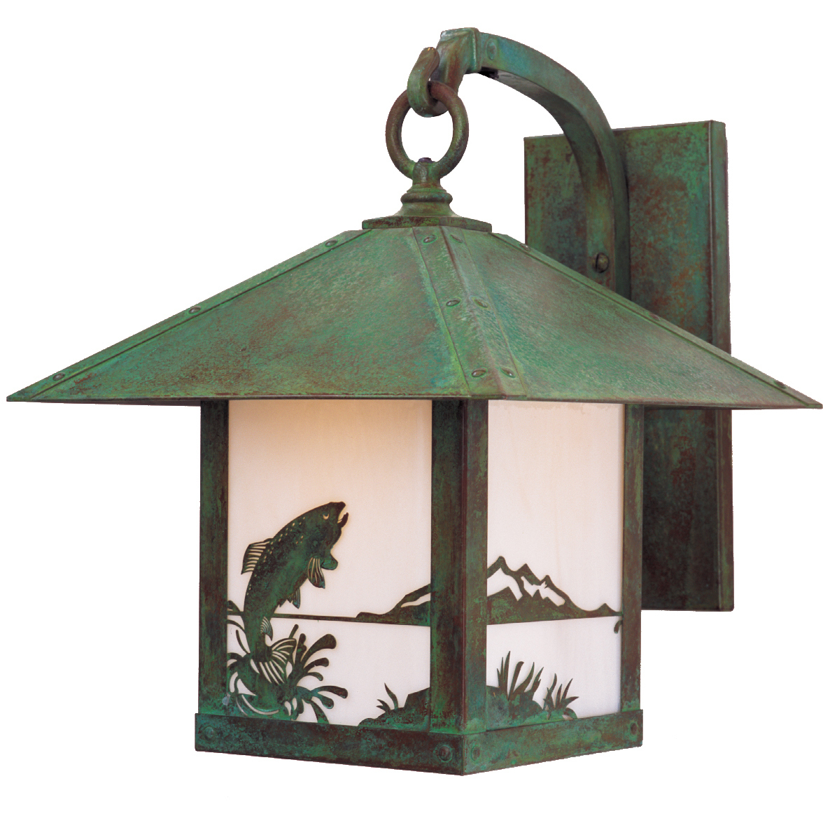 Timber Ridge 1 Light 9 inch Bronze Wall Mount Wall Light in White ...