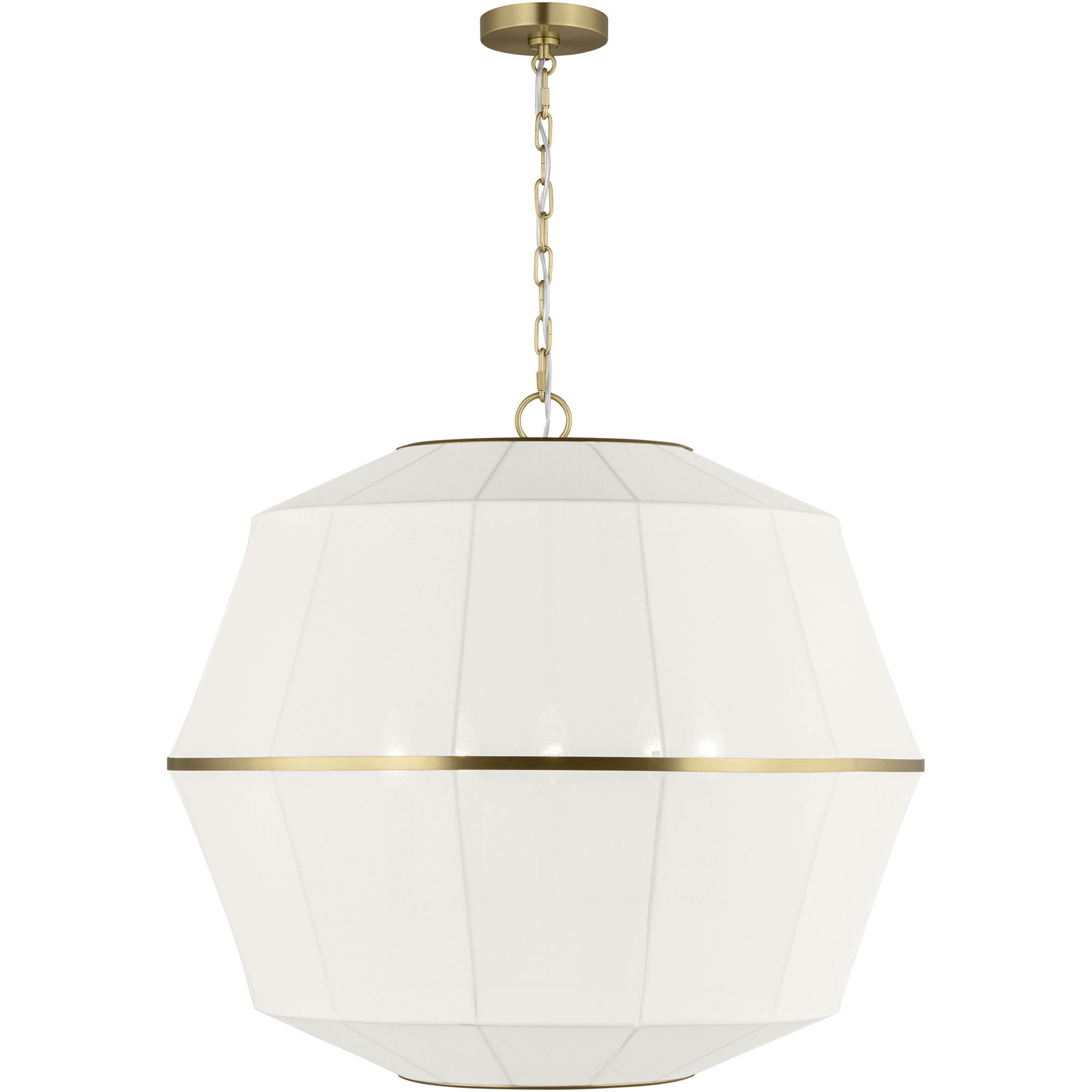 ED Ellen DeGeneres Hikari 5 Light 28 inch Burnished Brass Pendant ...