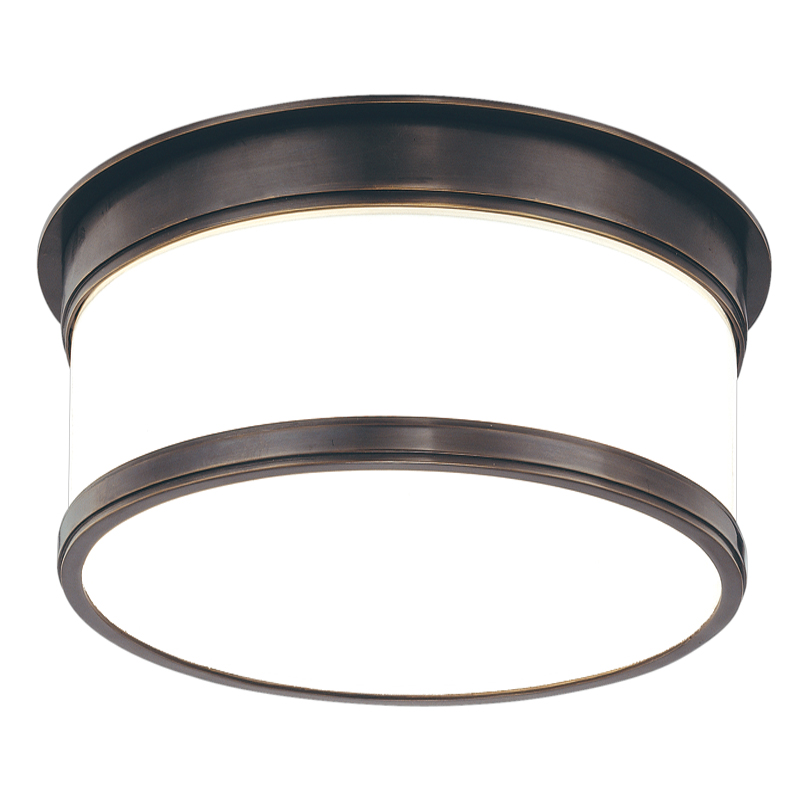 Hudson Valley 709-OB Geneva 1 Light 9.25 inch Old Bronze Flush Mount ...