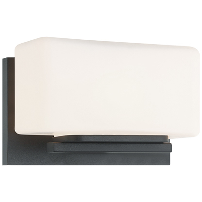 Matteo Lighting S10801MB Chiclet Wall Sconce Wall Light in Matte Black