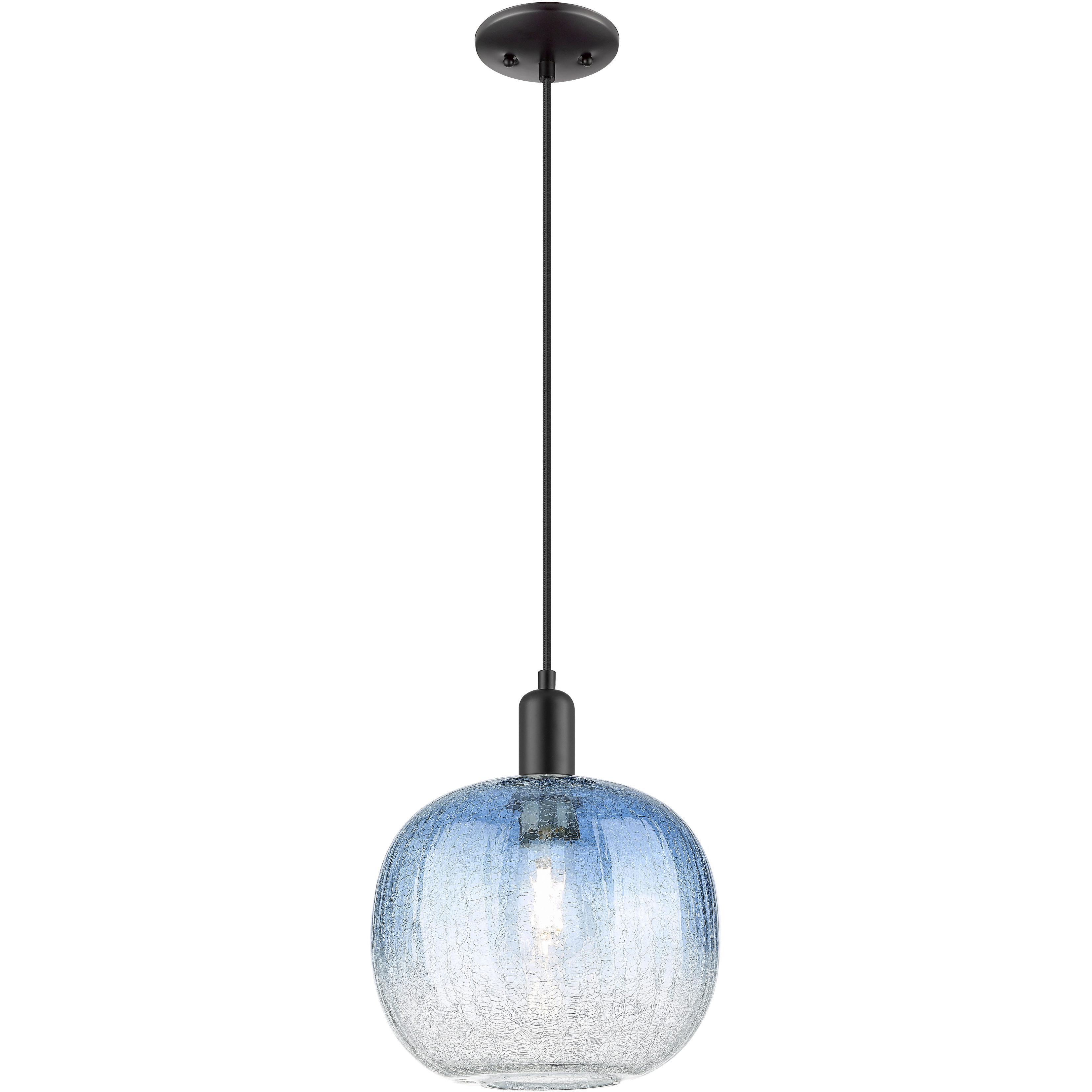 Downtown Urban Brookhaven Sphere 1 Light 10 inch Matte Black Mini ...