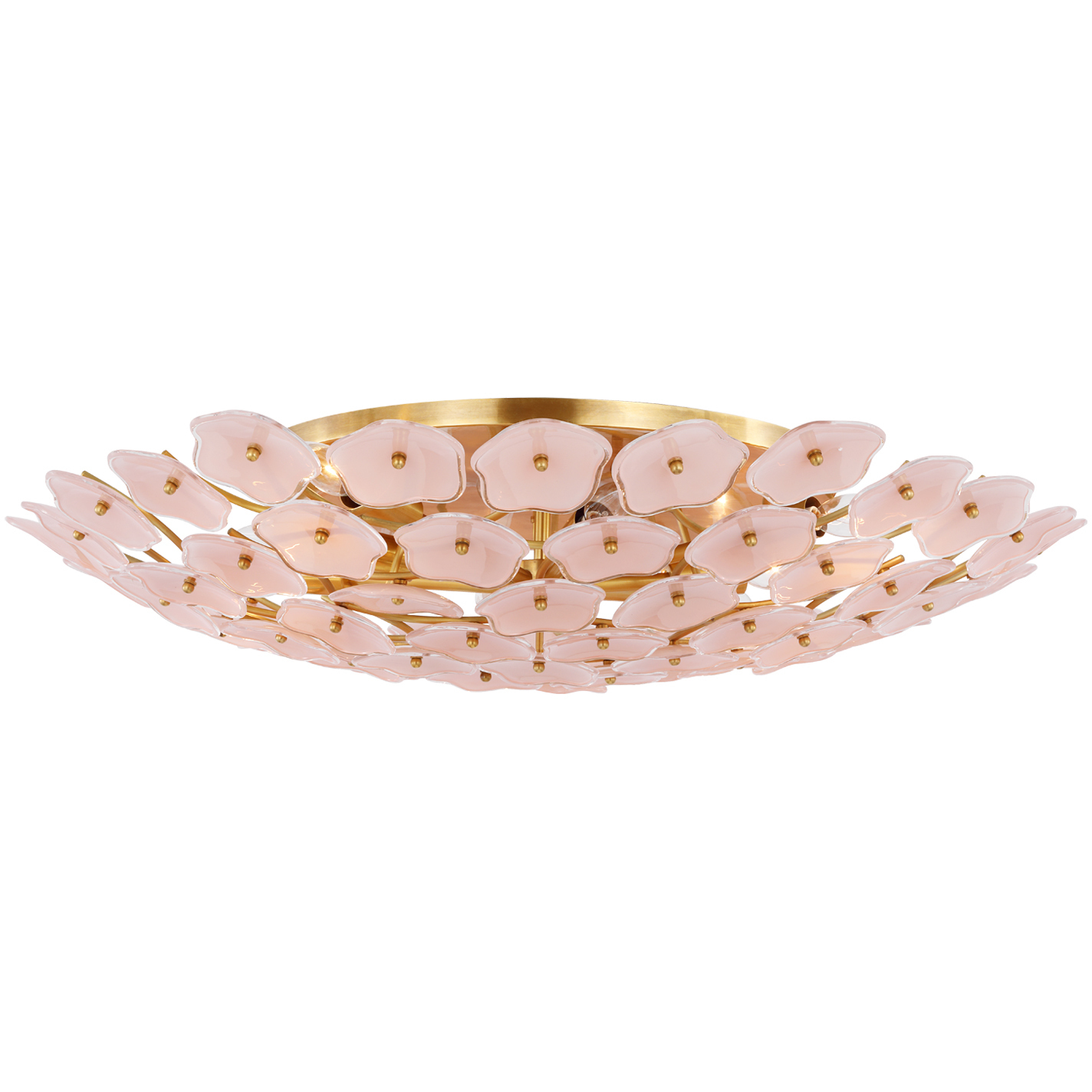 kate spade new york Leighton LED 32.5 inch Soft Brass Flush Mount ...