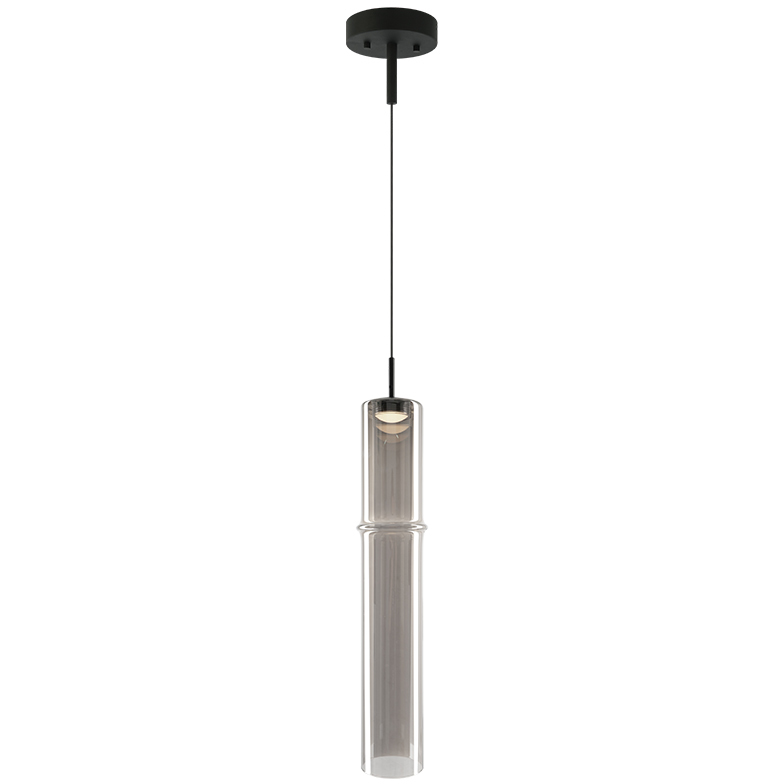 Matteo Lighting C30611MBSM Bambu 1 Light 3.5 inch Matte Black and ...