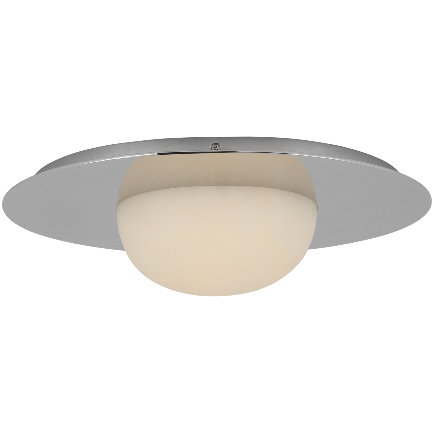 Kelly Wearstler Fosse LED 15 inch Polished Nickel Flush Mount Ceiling Light