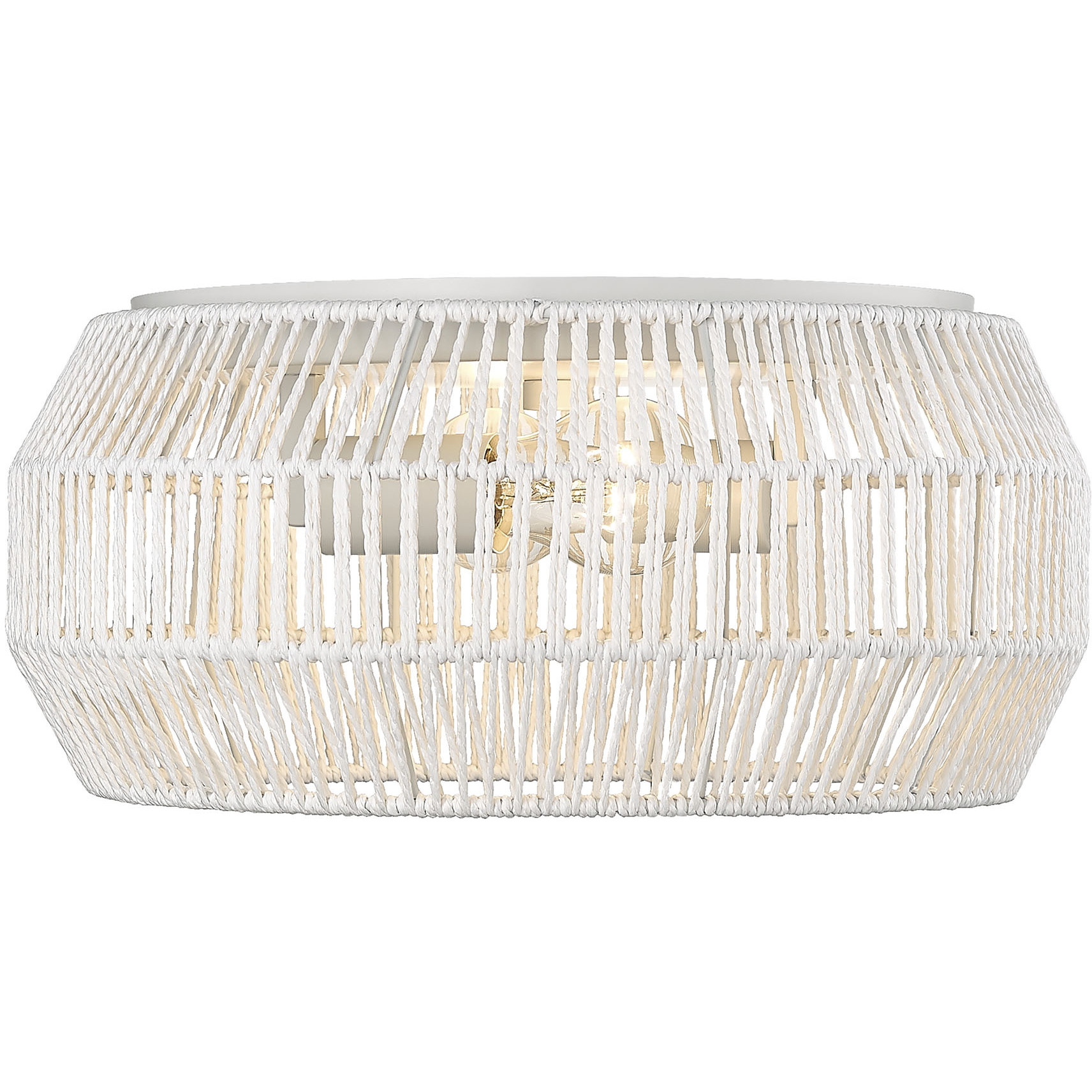 Marlee 2 Light 14.13 inch Matte White Flush Mount Ceiling Light