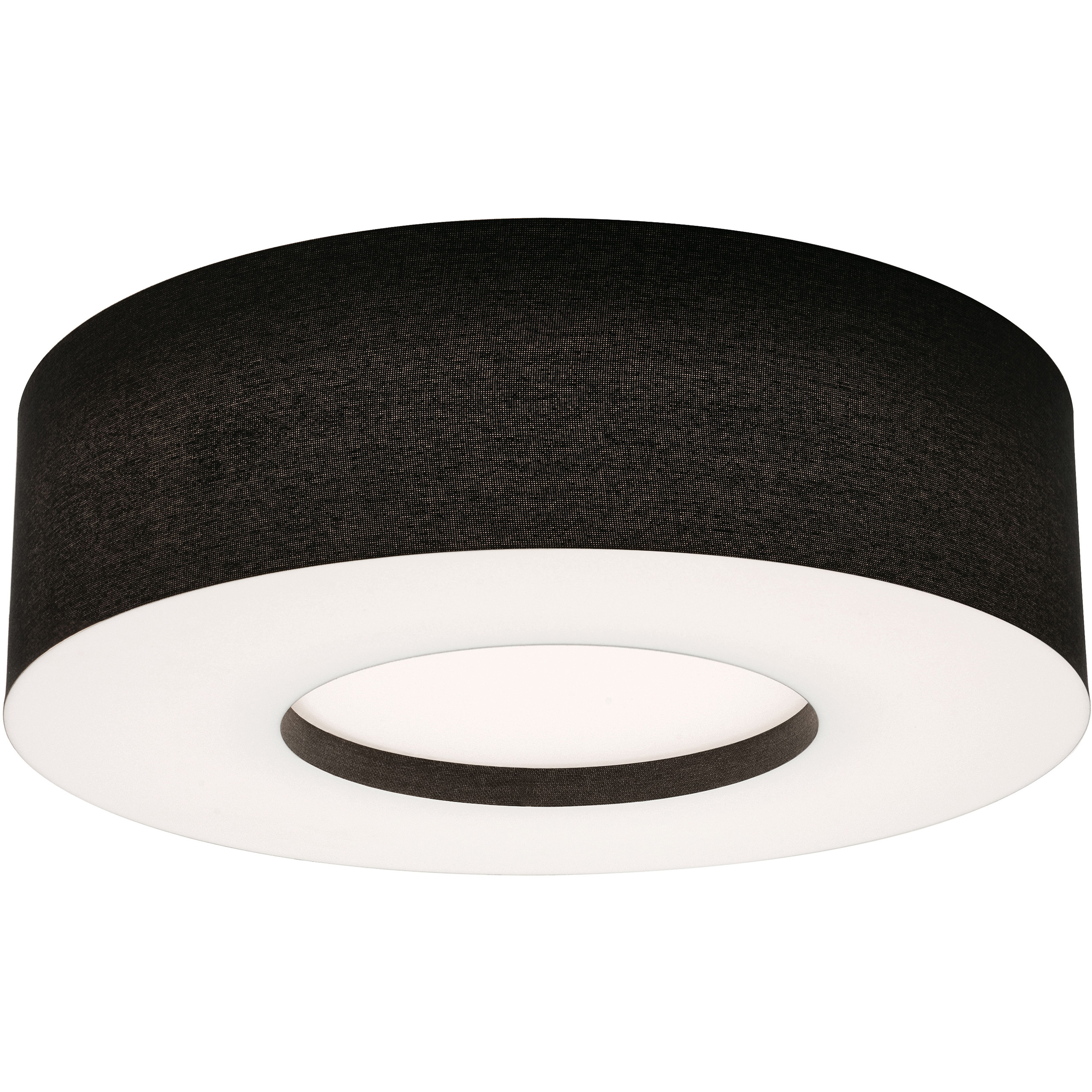 Montclair LED 24 inch Black Flush Mount Ceiling Light