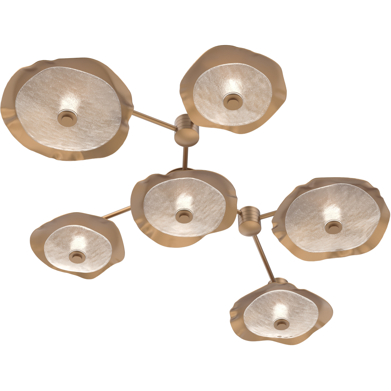 Hammerton Studio SMB0099-HL-NB-00-L3-CG Cumulus LED 48 inch Novel Brass ...
