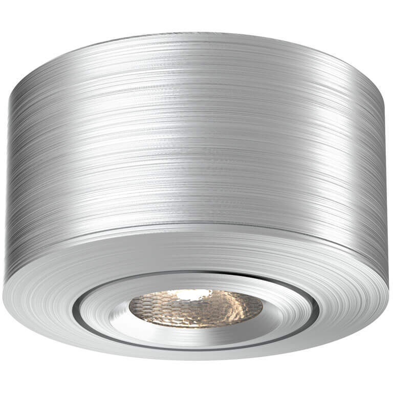 DALS Lighting LEDRDM1-SBA Mini-Puck Sand Blasted Aluminum Puck, mini Gimbal