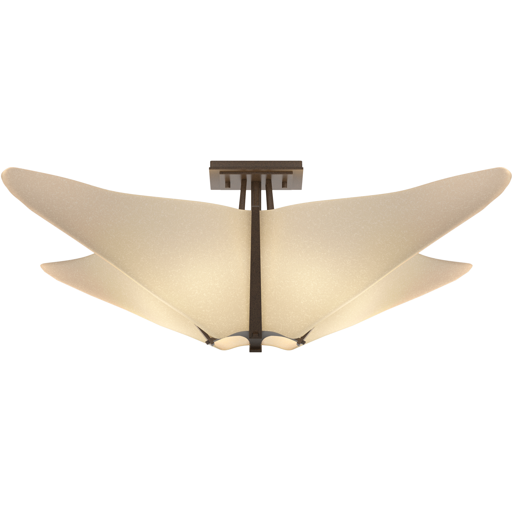 Hubbardton Forge 123305-1003 Kirigami 4 Light 22.5 inch Bronze Semi ...