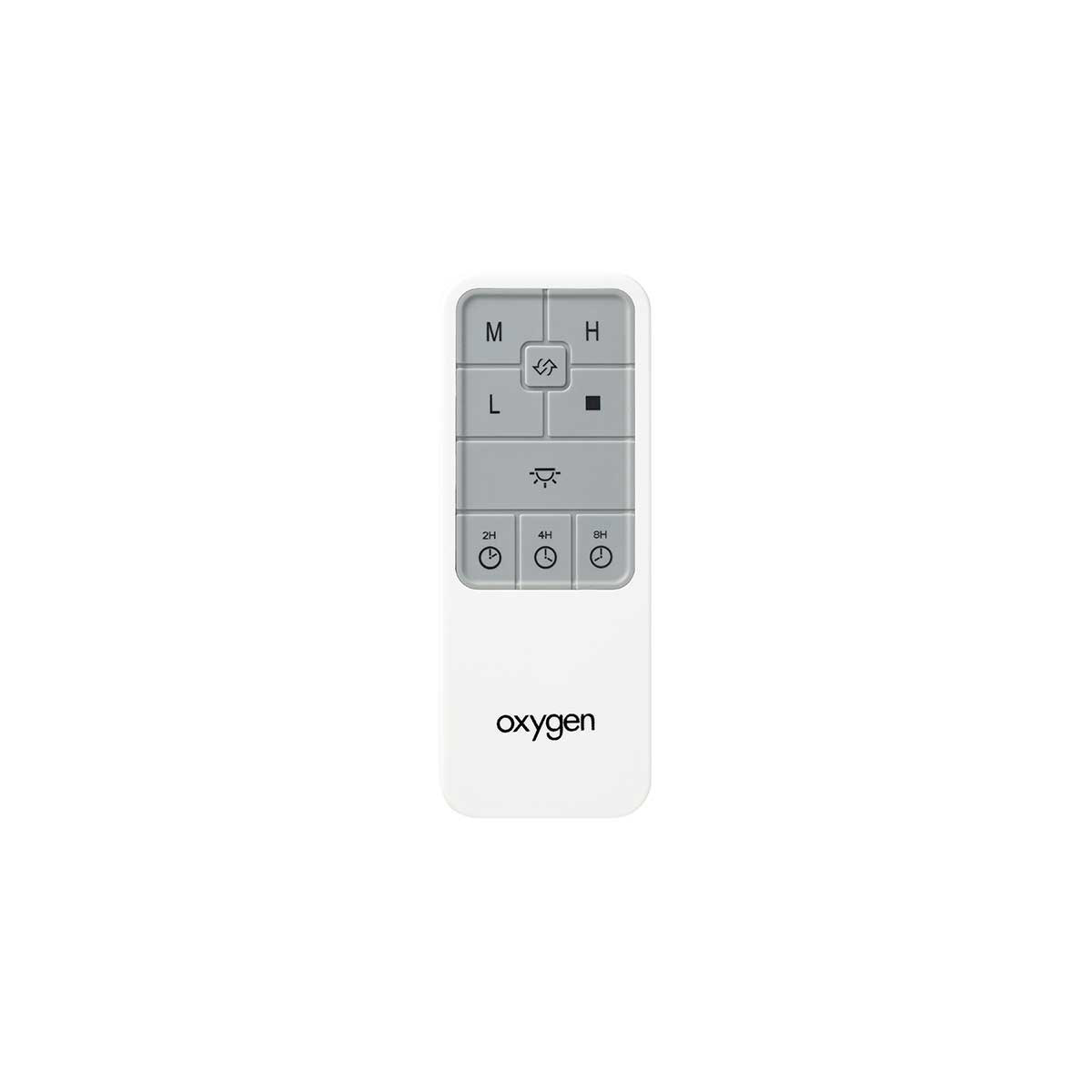 Oxygen Lighting 3-8-1000-0 Oslo Remote White Fan Remote Control