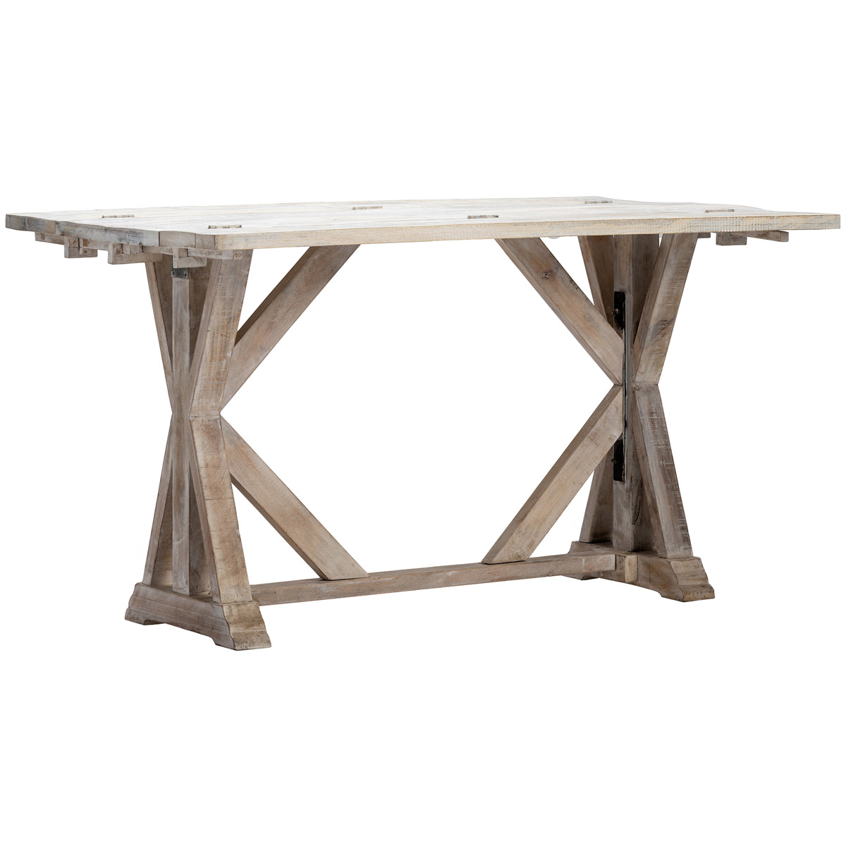 Crestview Collection CVFNR798 Daphne 54 X 32 inch White Ash Console Table