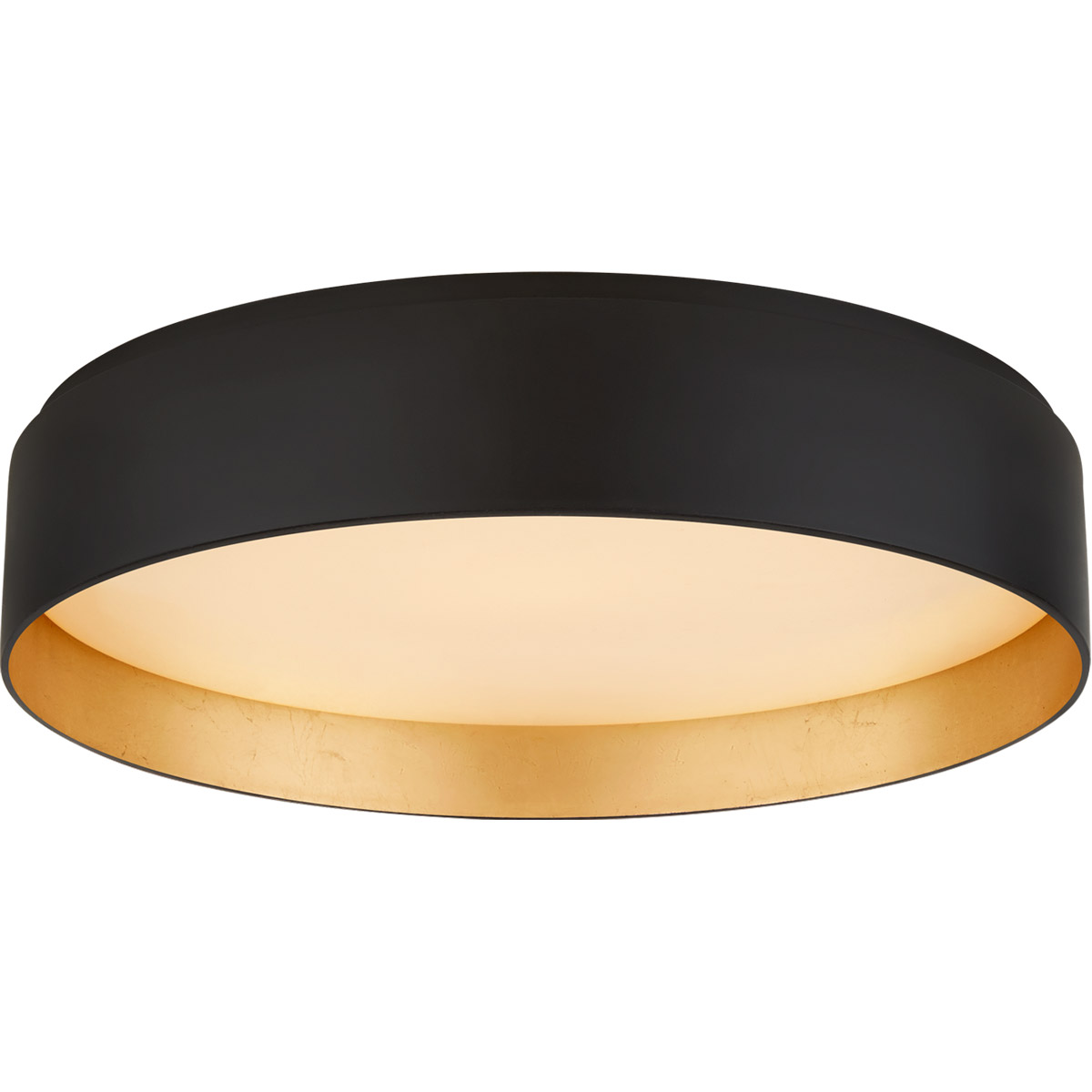 Shaw LED 17 inch Matte Black Flush Mount Ceiling Light, Large