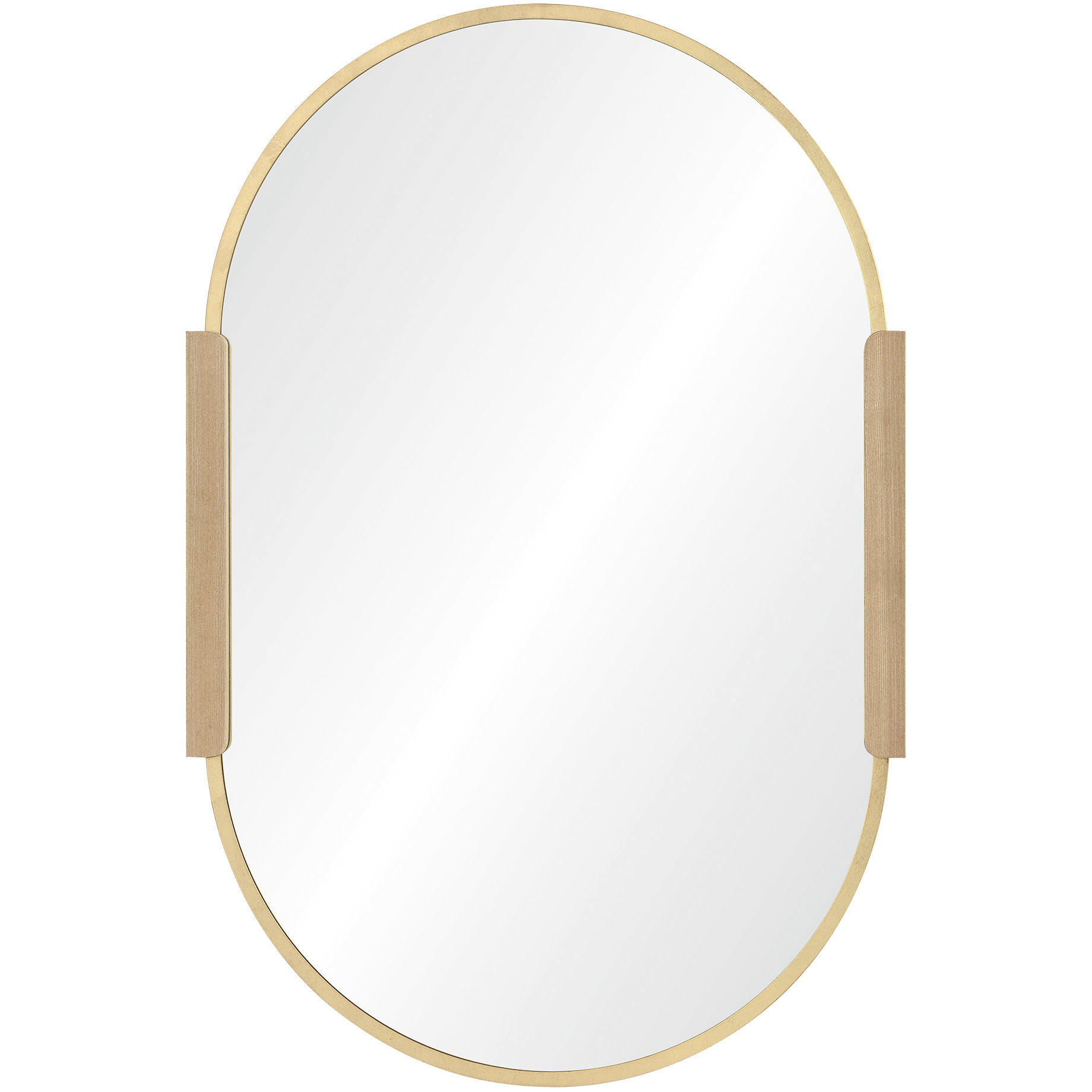 Renwil MT2556 Kerianne 41 X 26 inch Clear and Gold Wall Mirror