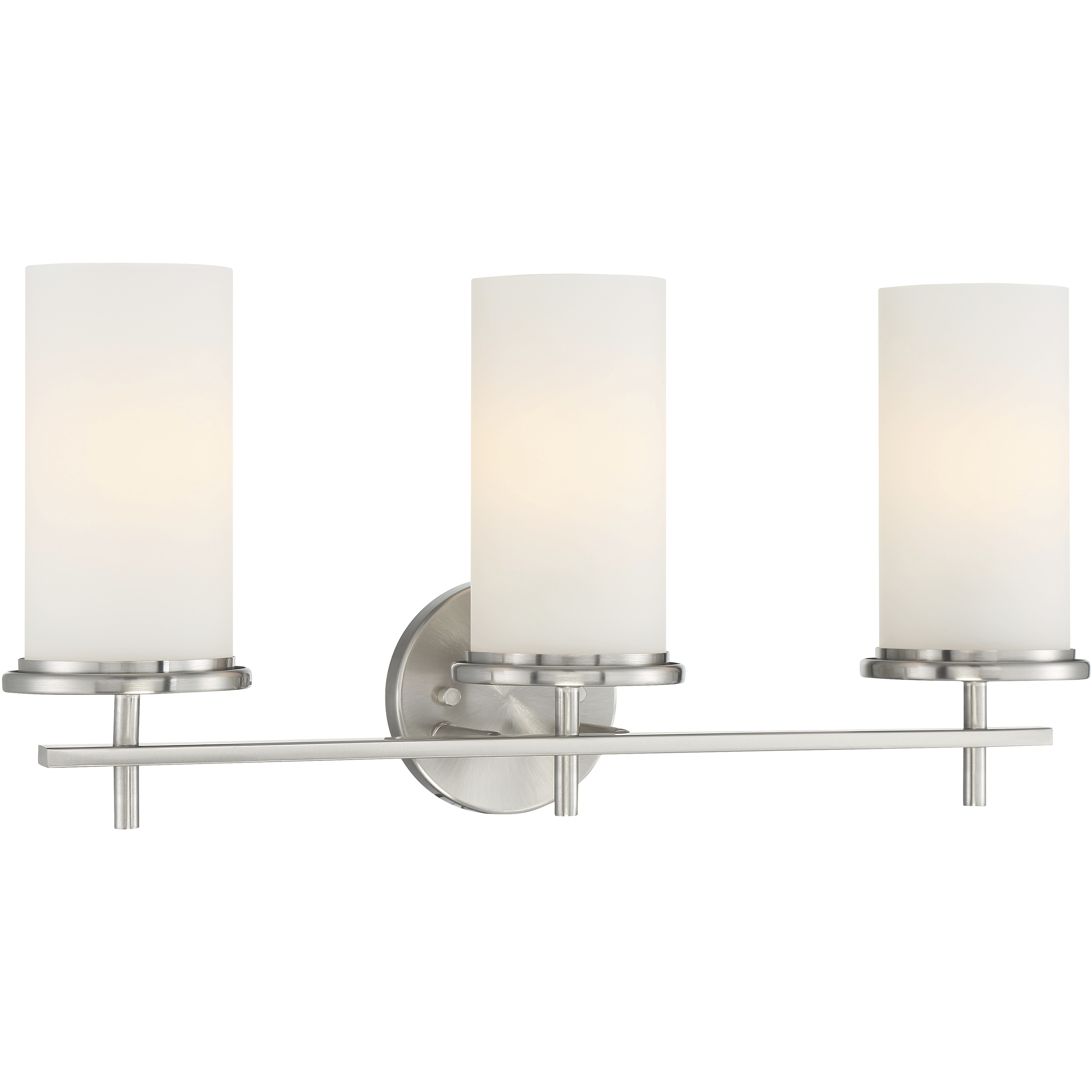 Minka-Lavery 4093-84 Haisley 3 Light 23 inch Brushed Nickel Bath Light ...