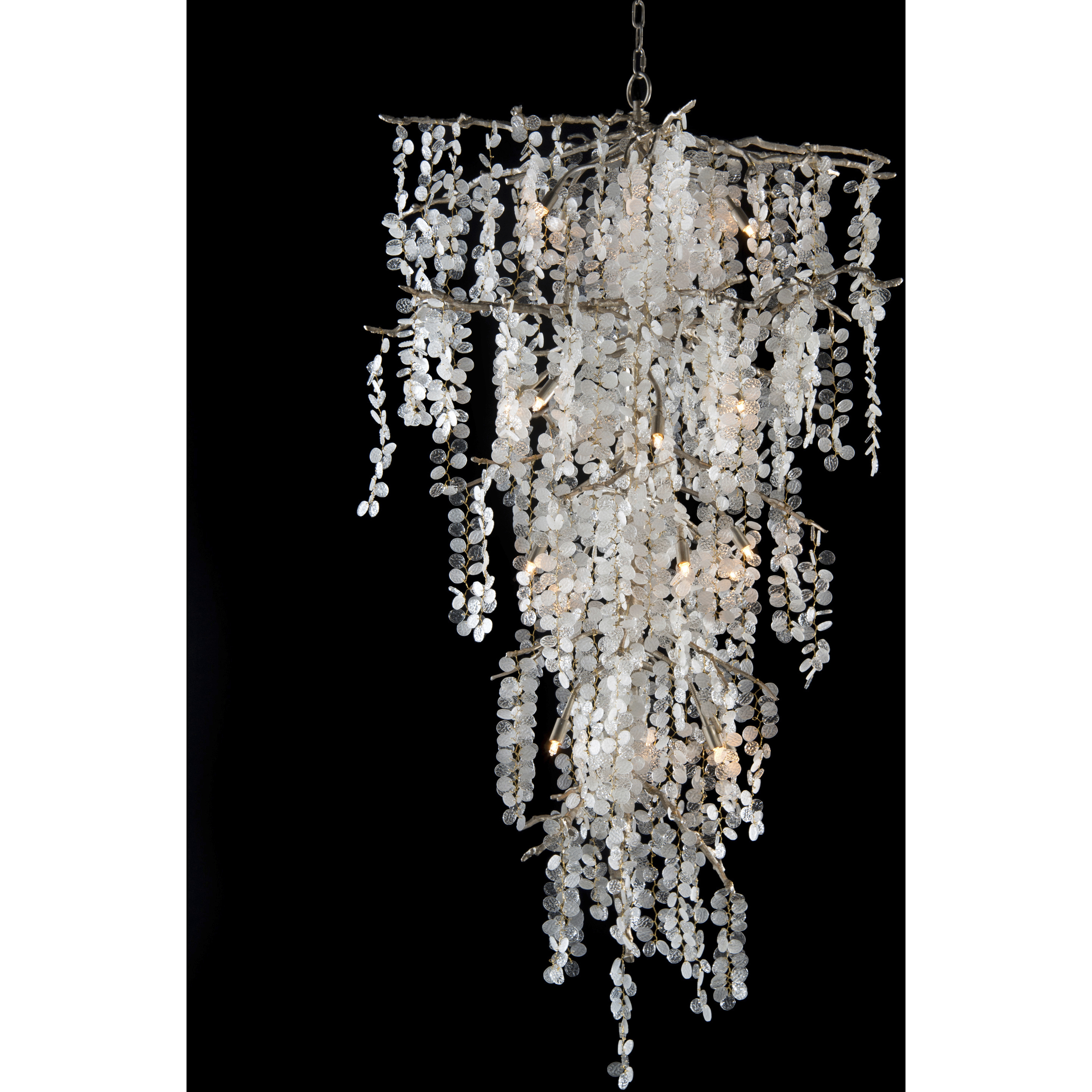 John-Richard AJC-9107 Shiro-Noda 21 Light Champagne Chandelier Ceiling ...