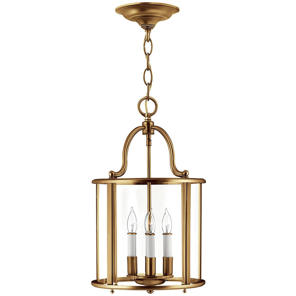 Hinkley 3474HR Gentry 4 Light 12 inch Heirloom Brass Indoor Foyer Light ...